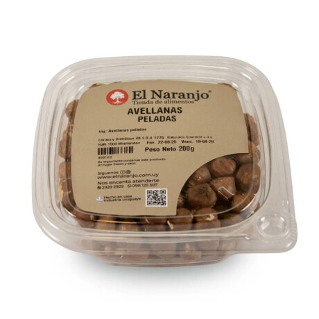 Avellanas Peladas El Naranjo - 200 Grs — Tienda Soy Santander