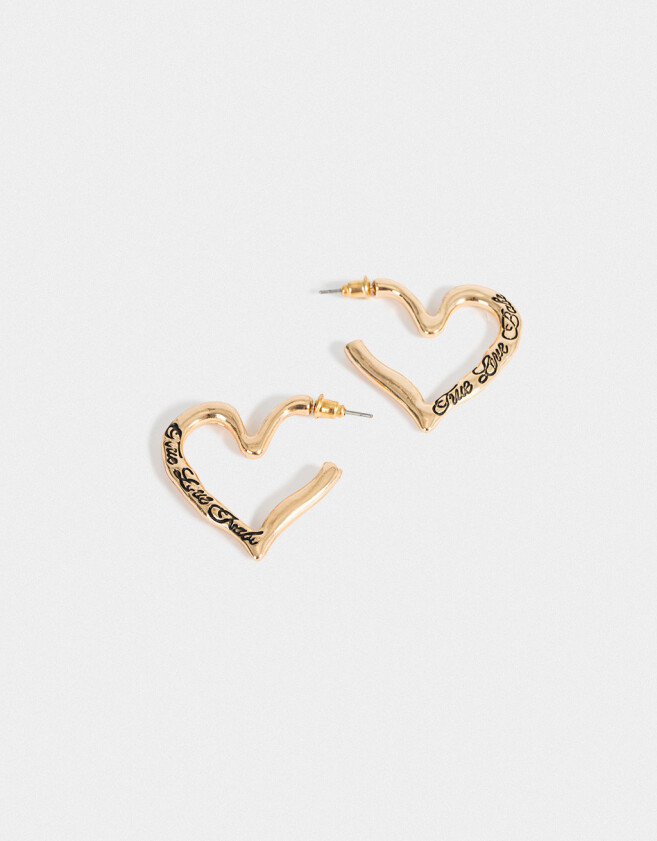 Aros Argolla Con Corazón — Todomoda