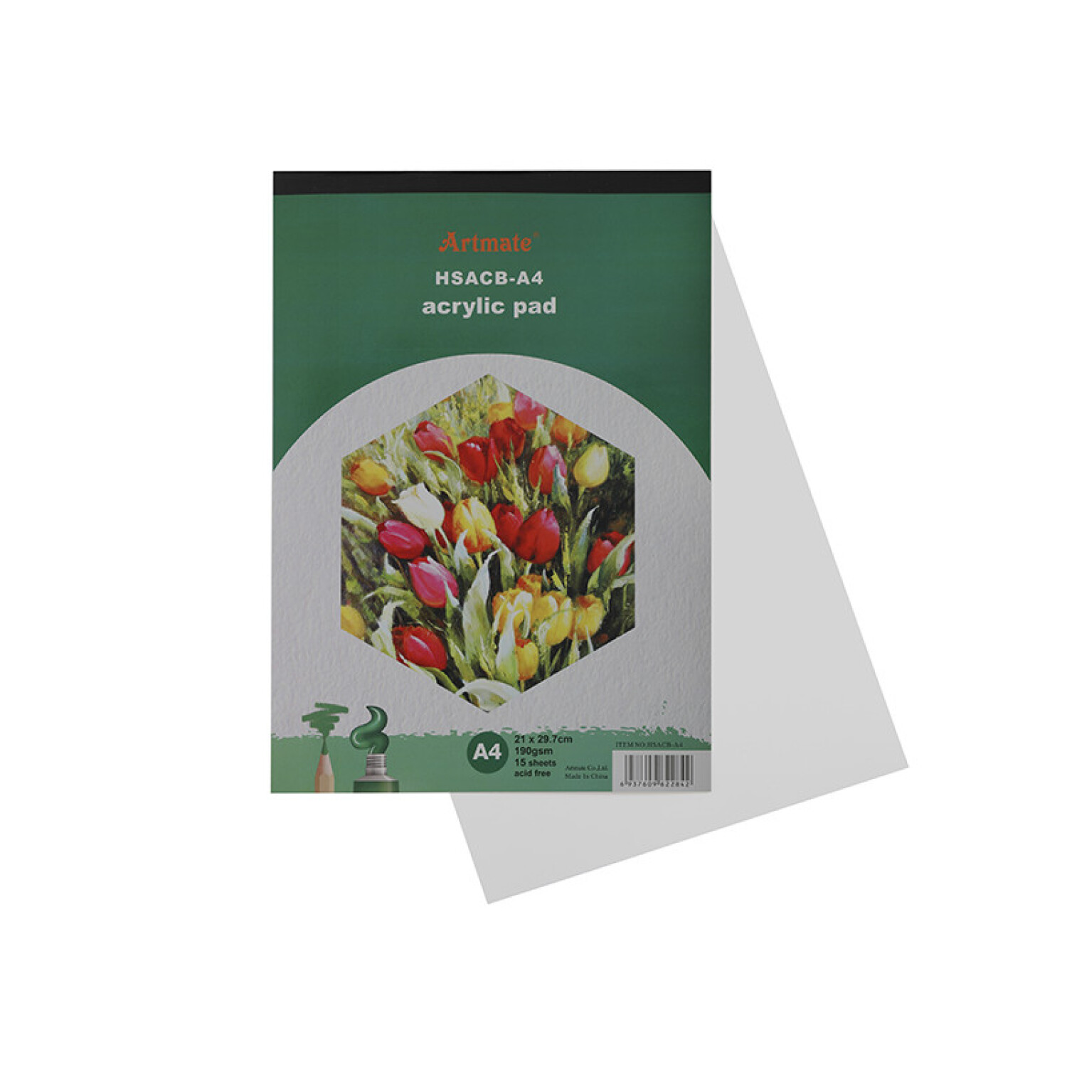 Block para pintar acrílico Artmate 15 hojas - A4 — Infantozzi