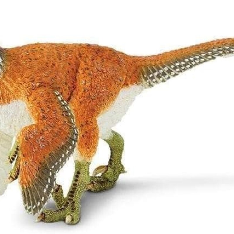 Safari Ltd Figura de Dinosaurio Velociraptor con plumas 100032 ...