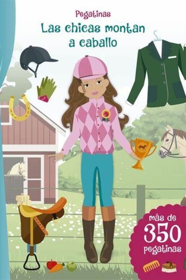 Pegatinas Las Chicas Montan A Caballo — Lemon