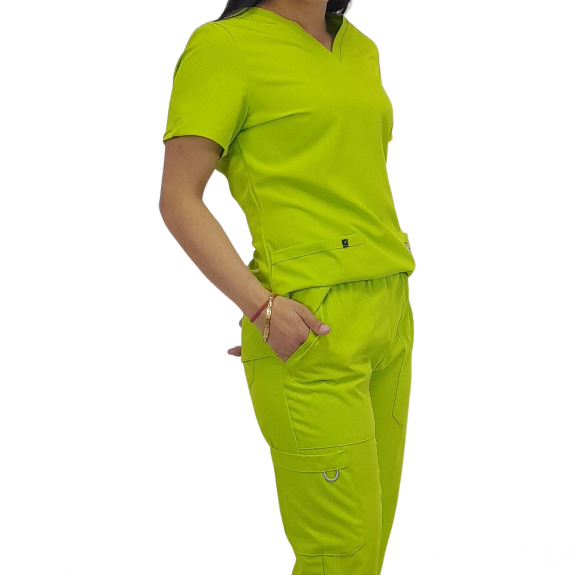 Casaca dama WONDERS Elastizado - Verde Lima — TextilShop