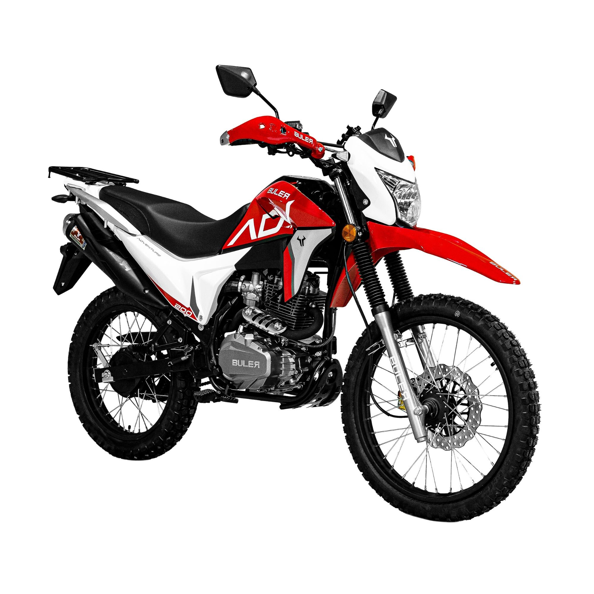 Moto Buler ADV 200cc c/ rayos Rojo VX3 — Bristol