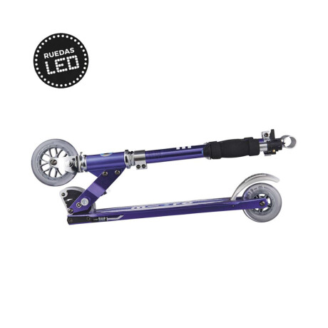Monopatín Micro Sprite Plegable LED Ajustable con 2 Ruedas - Azul ...