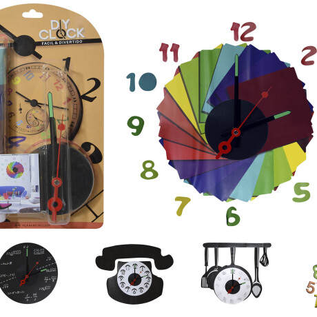 RELOJ STICKER DE PARED 12395 Q30 — El Clon