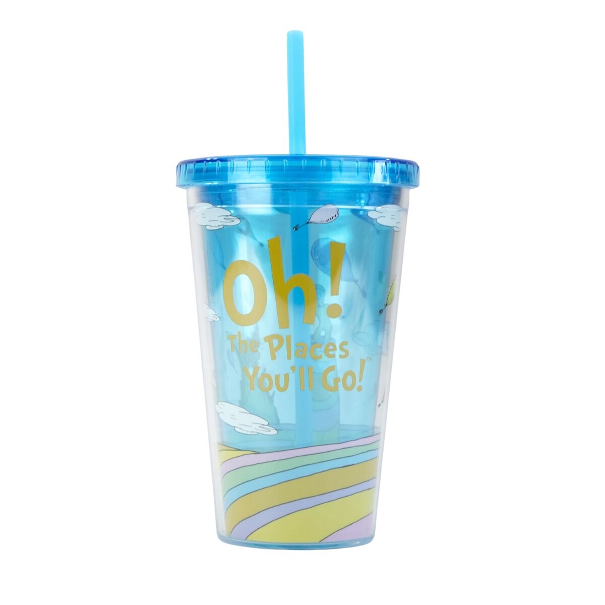 Vaso de acrilico con sorbito — El Clon