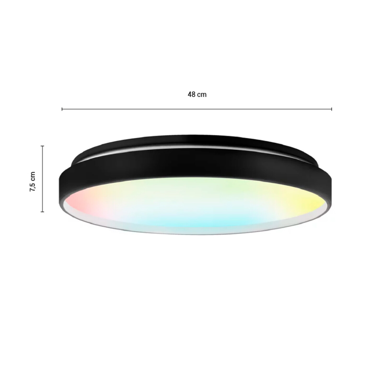 Panel LED LEDVANCE OSRAM Deco Smart Negro De Adosar 32W RGB — Serlux