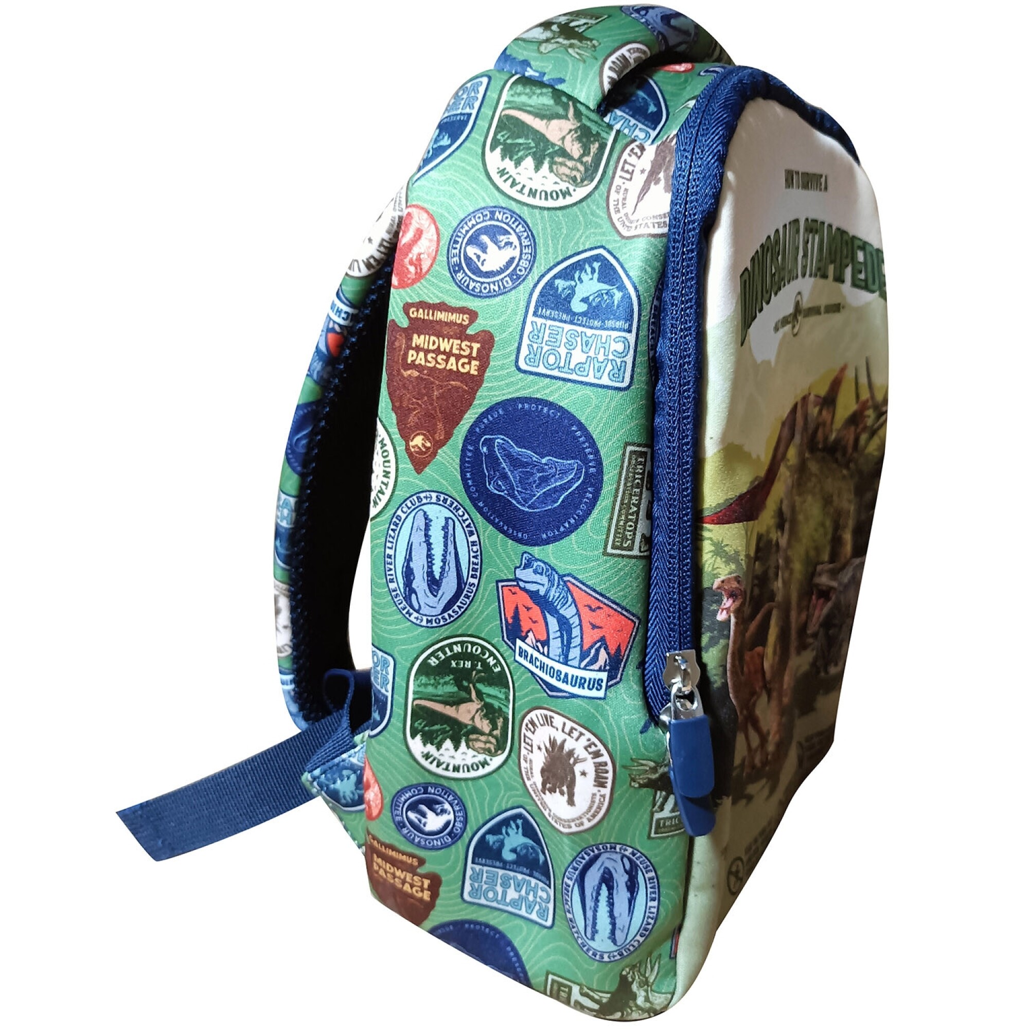 Mochila infantil en neopreno con personajes 27 cm - JURASSIC AZUL — Electroventas