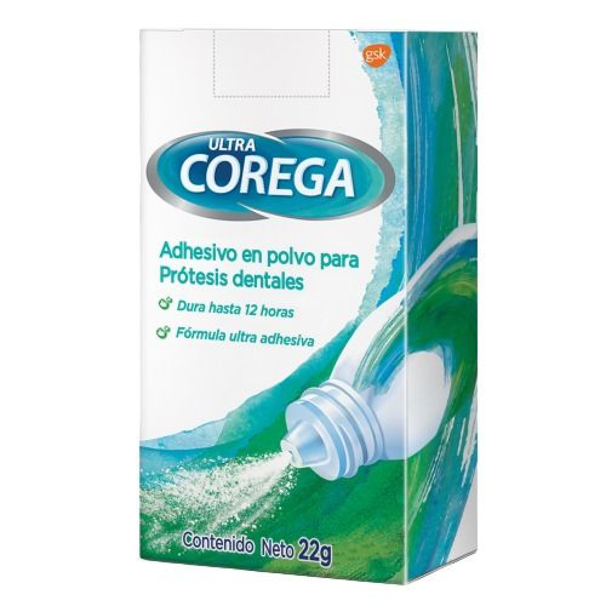 COREGA POLVO ADHESIVO PARA PRÓTESIS DENTALES 22gr — Farmaglam