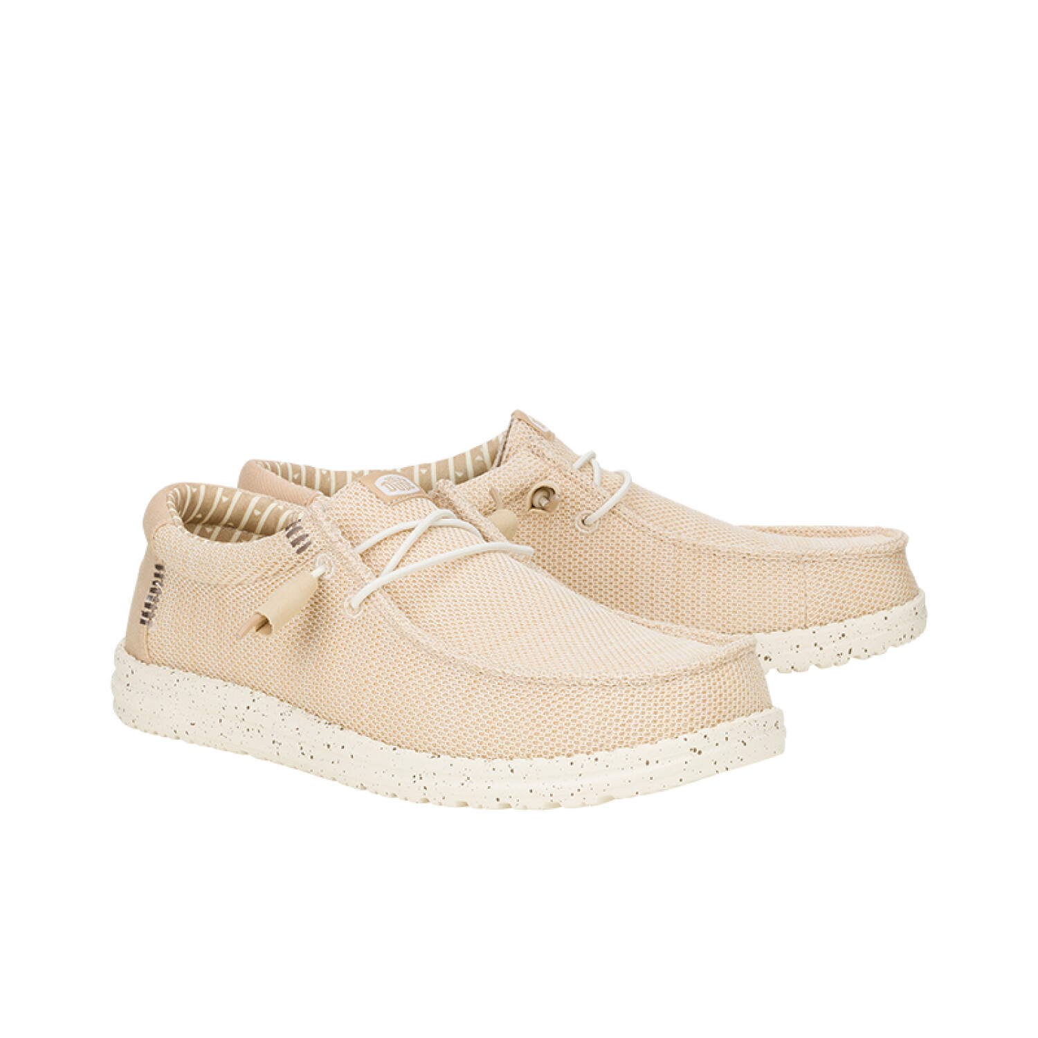 Calzado Hey Dude Wally Stretch Mesh - Beige — Hey Dude