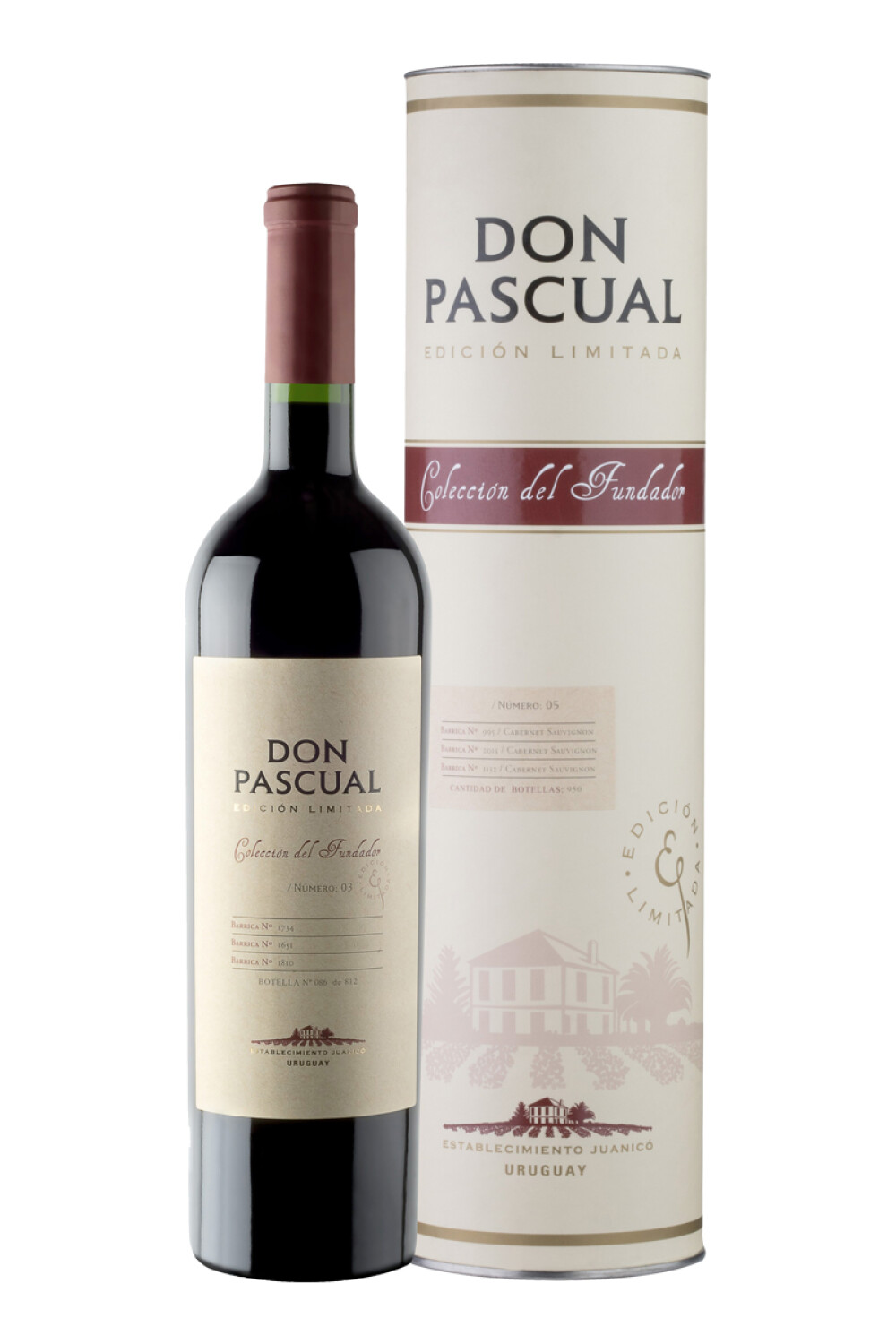 Vino Don Pascual Colección del Fundador Cabernet Sauvignon 750 ml — Bacán