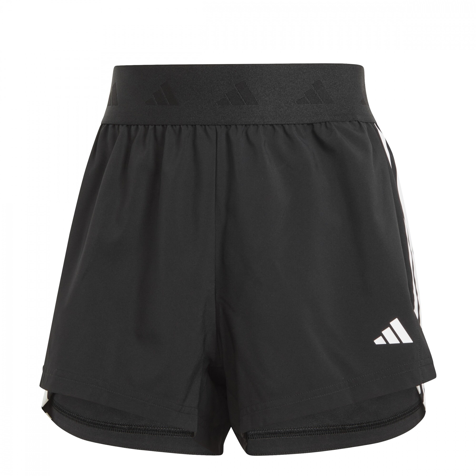 SHORTS ADIDAS WVN SHO Mujer IT4665 - Negro-blanco — Macri Life