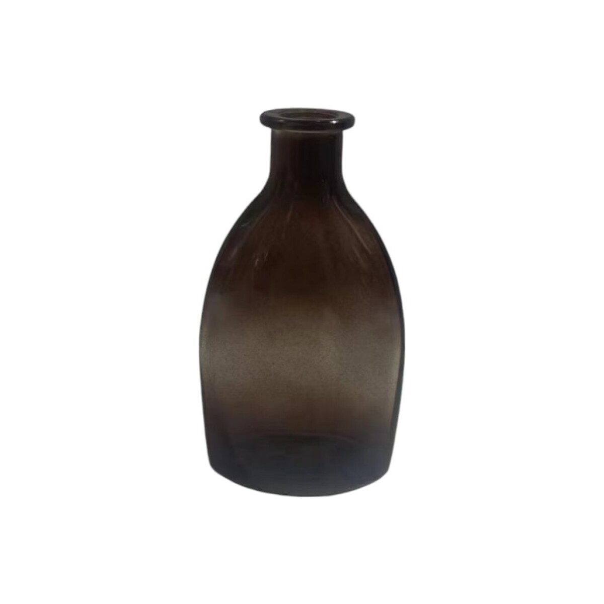 FLORERO GOTA VIDRIO 10CM HUMO — Deco Hogar