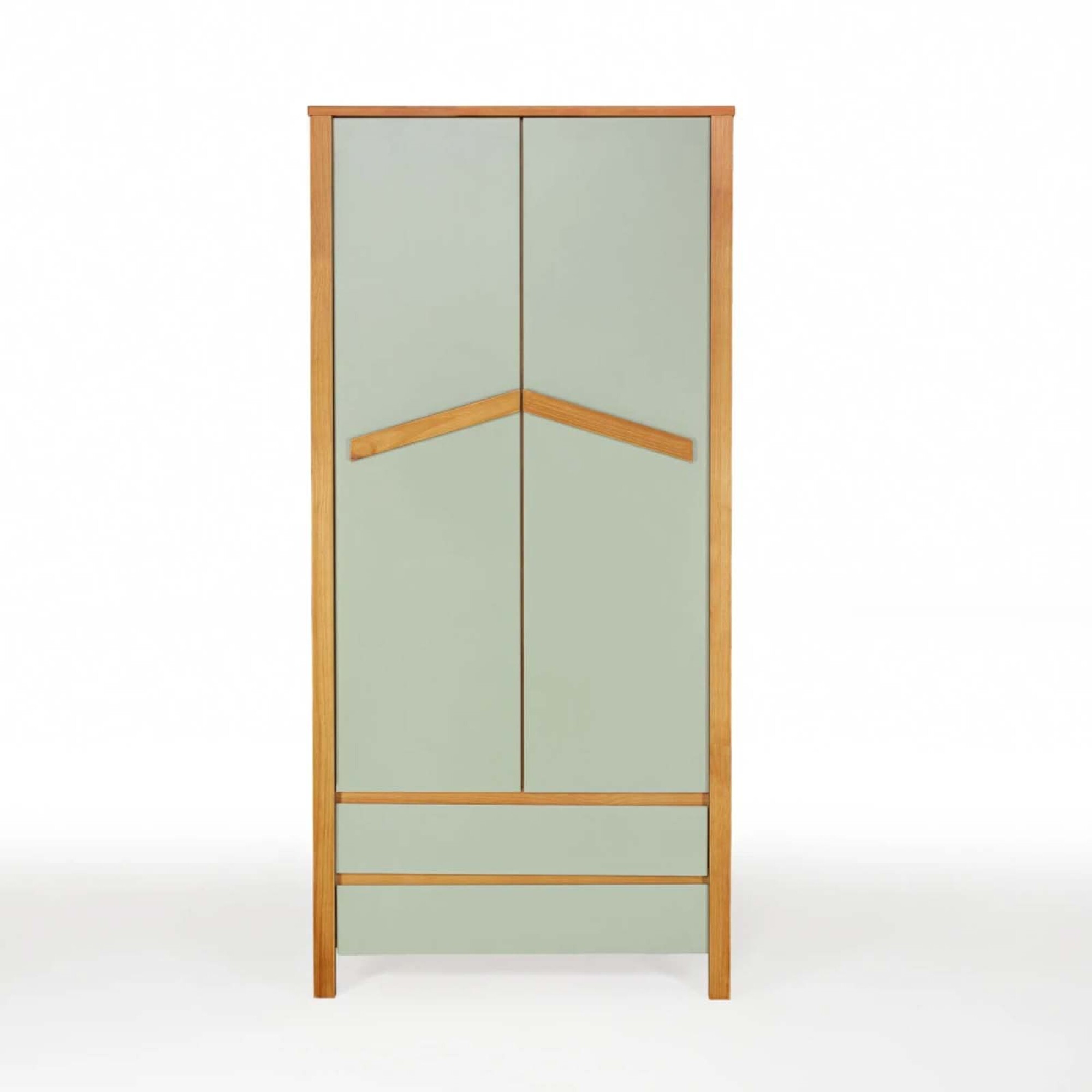 Placard Kids 2 Puertas Mdf-y-madera Verde Lyon — Divino