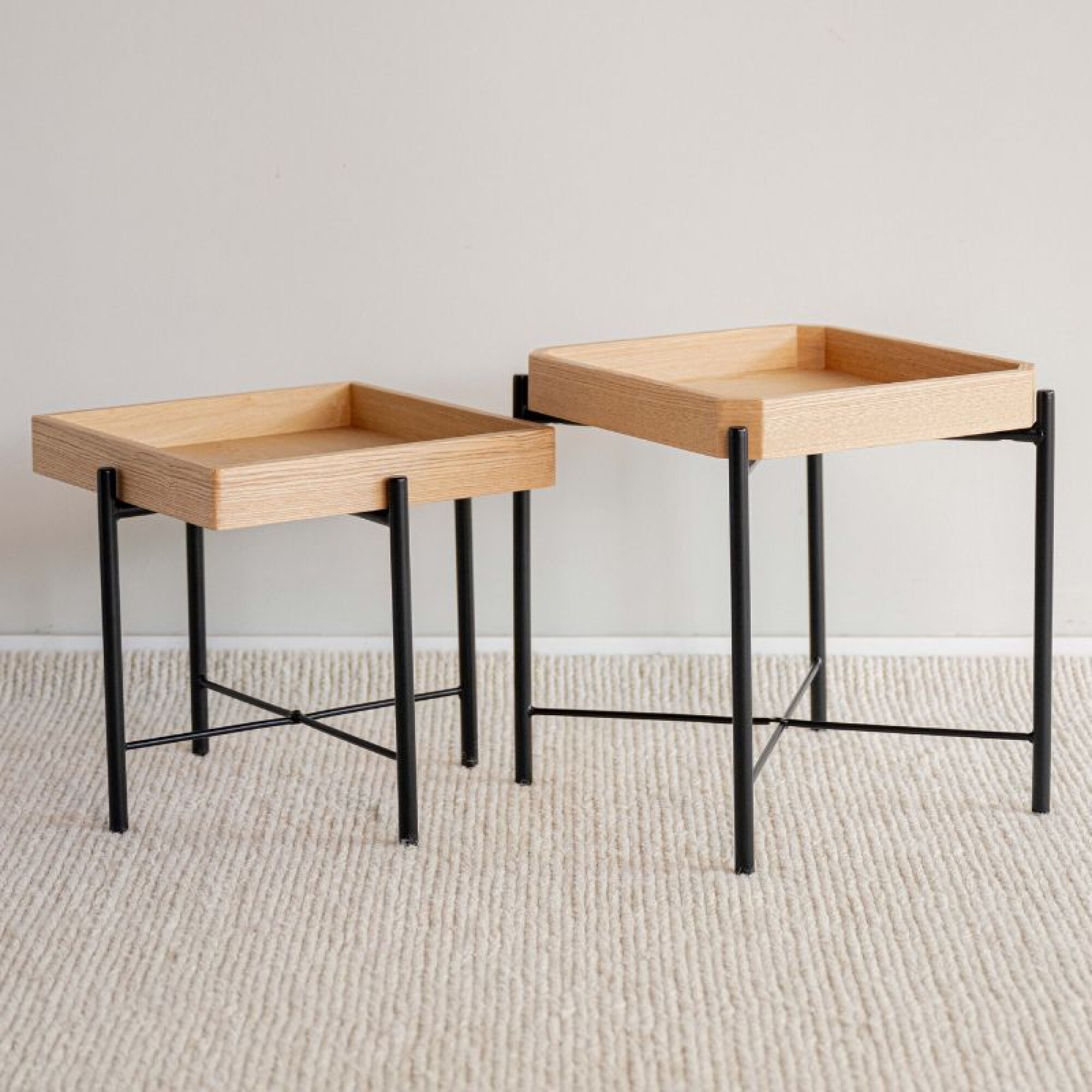 Mesa Nido Alta / Beige y negro — Fabrica Italiana