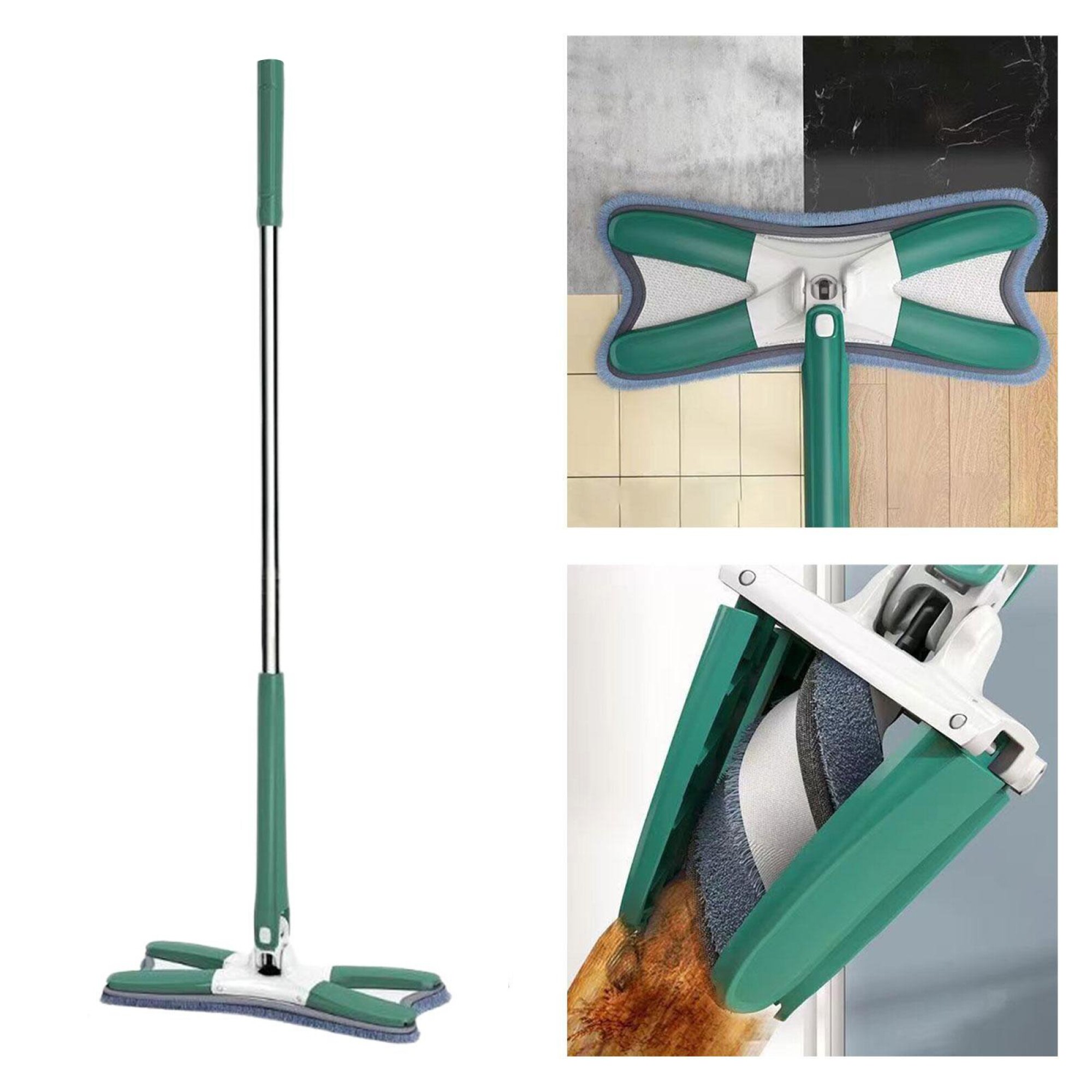 Mopa Giratoria Plana Lampazo Piso Limpieza Auto Escurridora - Variante ...