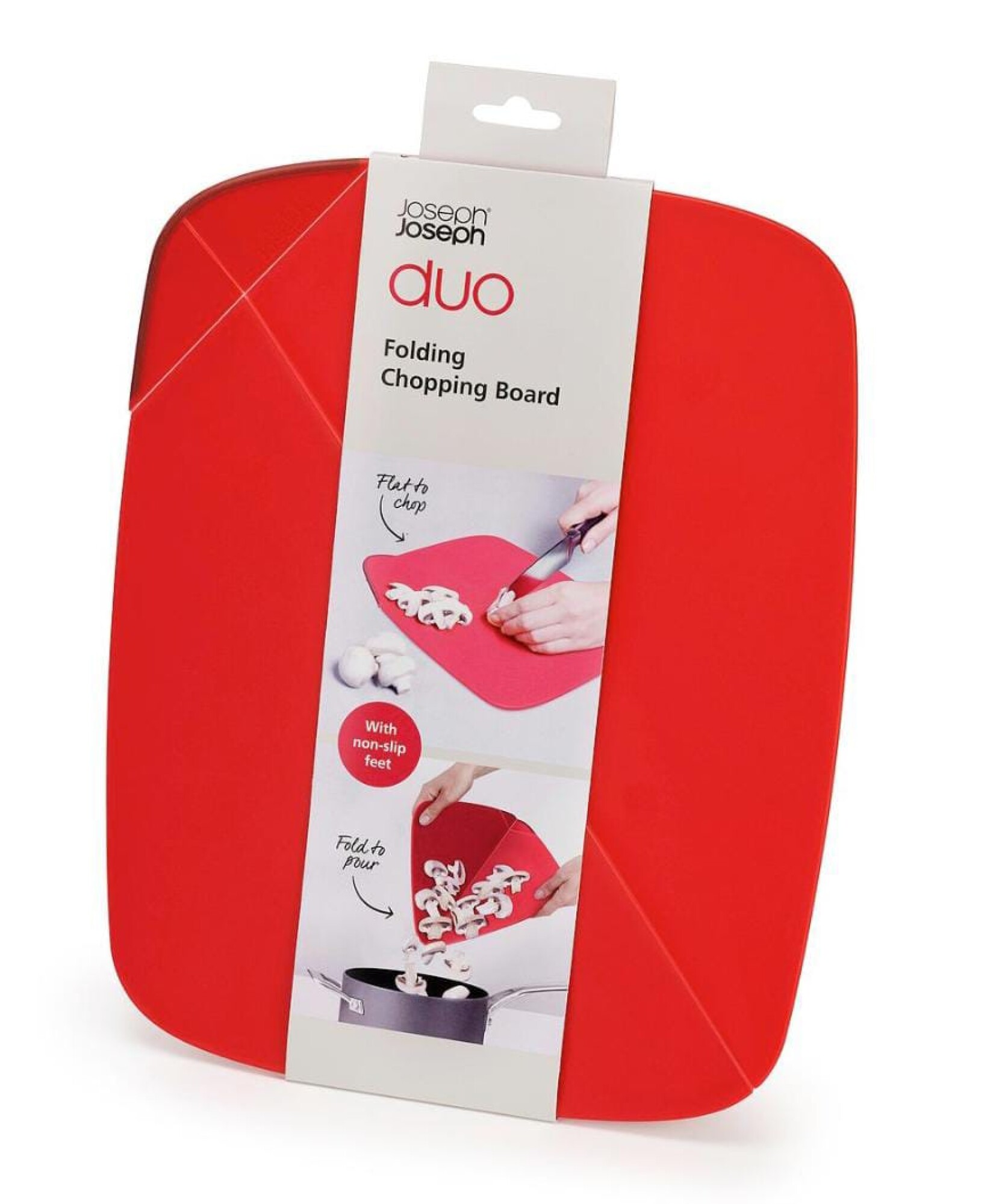 Tabla de Cortar Plegable Joseph Joseph Duo - Roja — Joseph Joseph