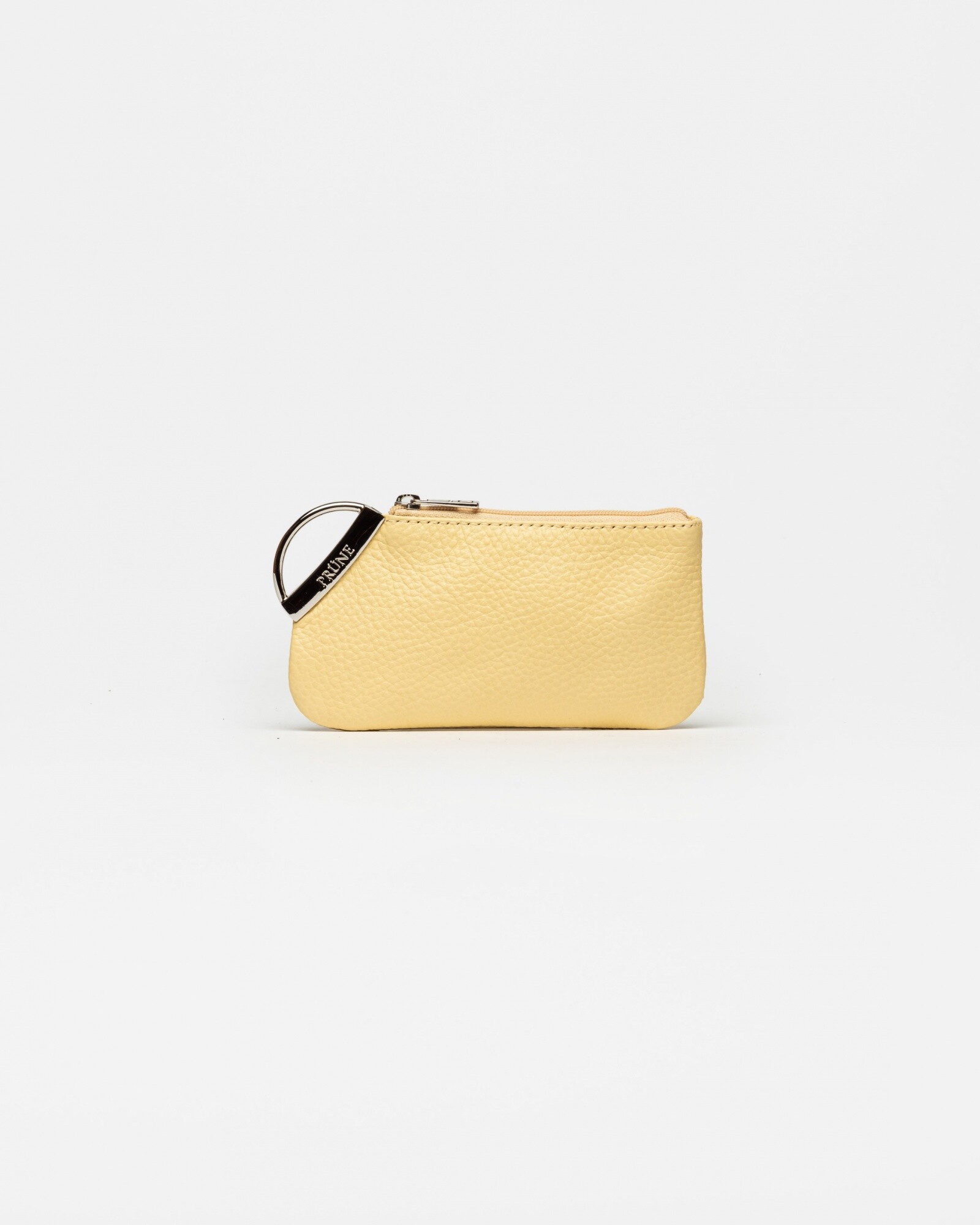 Tarjetero Katy en cuero graneado - Vainilla — Prüne