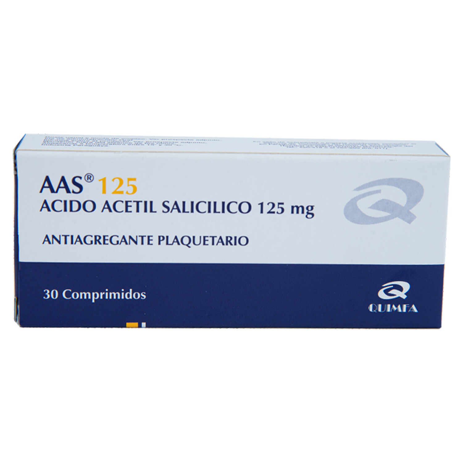 AAS-125 CJ X 30 COMPRIMIDOS — Farmacenter