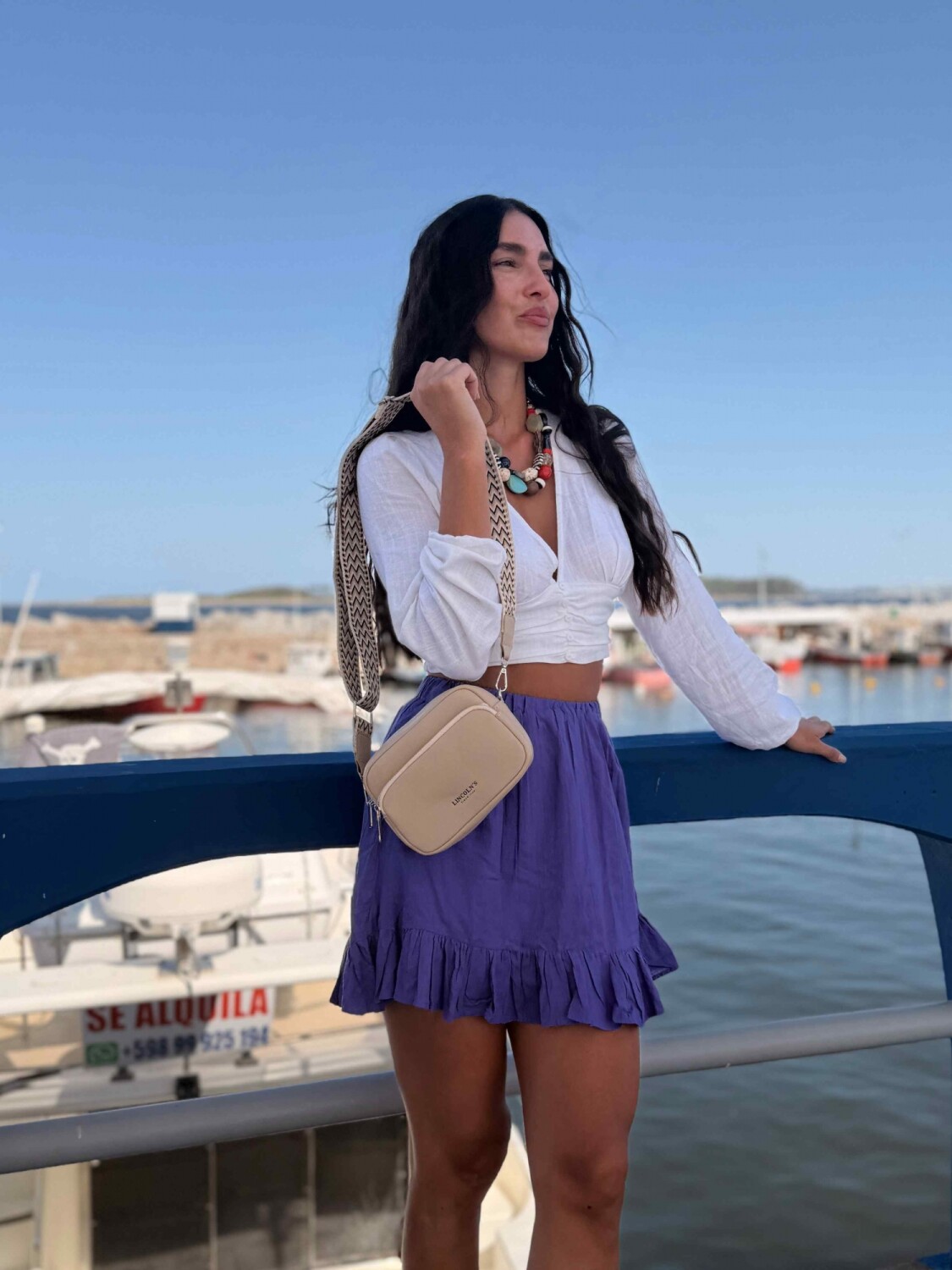 BANDOLERITA PETUNIA - GREIGE — Lincoln's