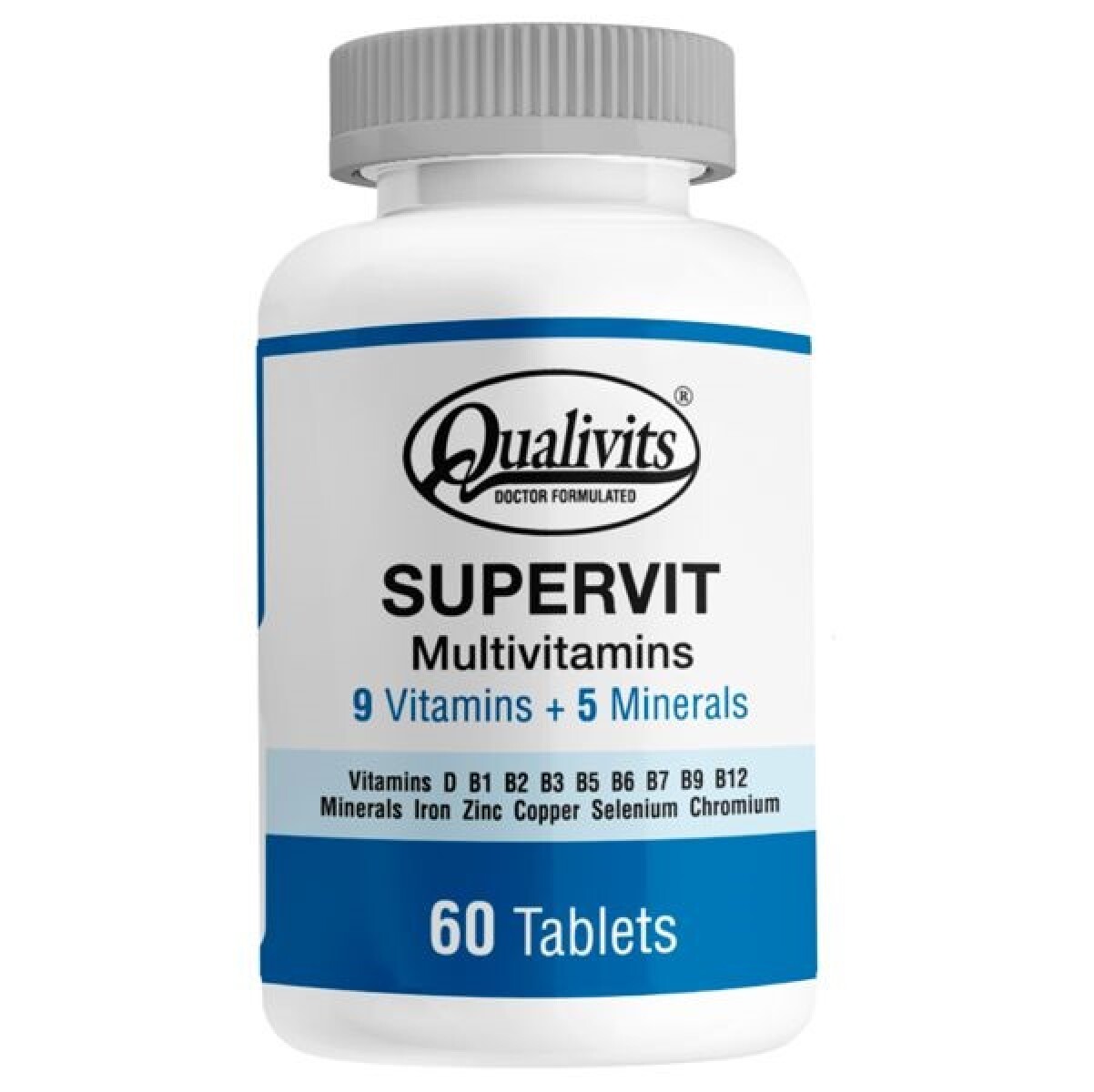 Super Vit Multi-vitamins Qualivits 60 Tabletas — Farmacia El túnel