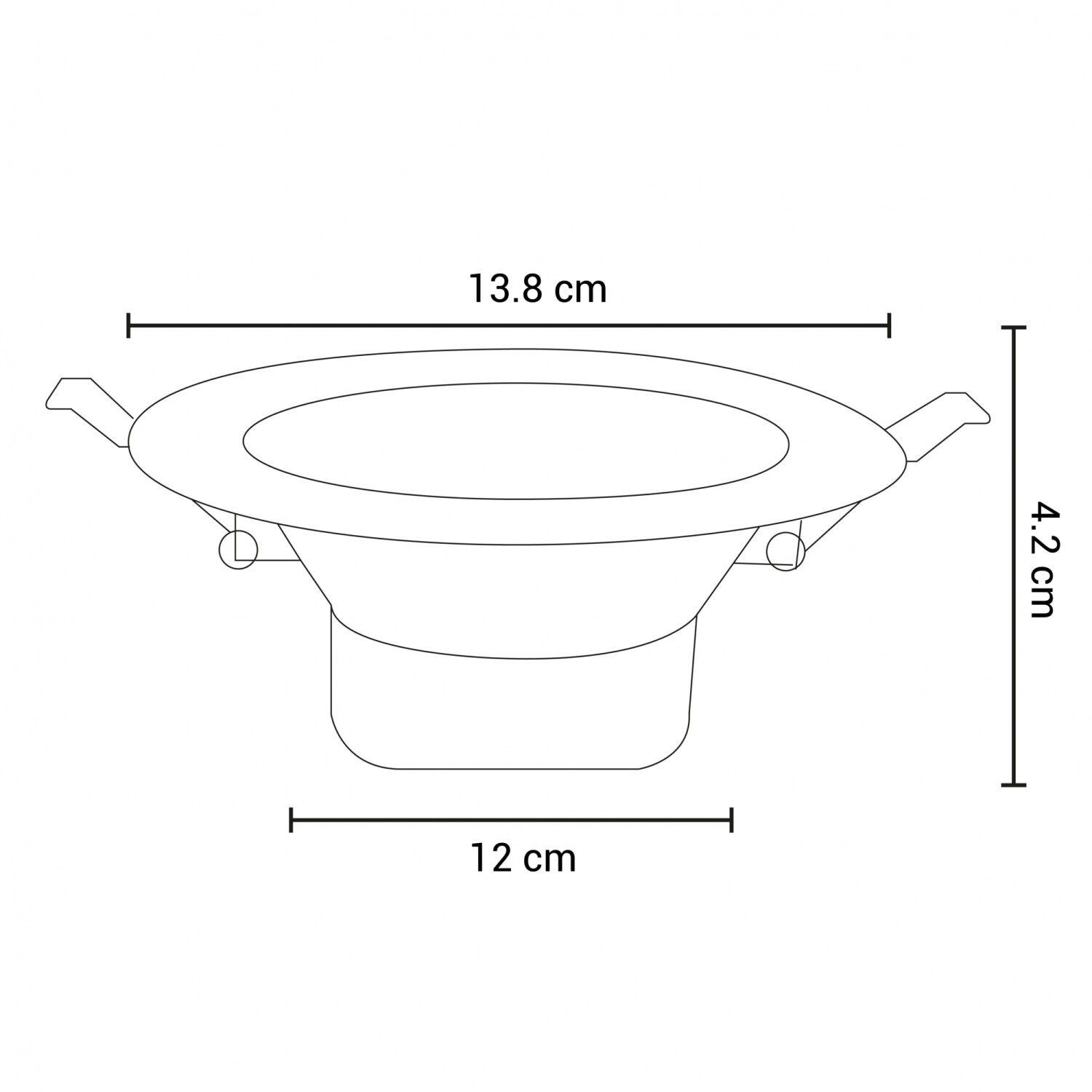 Luminaria Downlight LED Outdoor 15W — Serlux