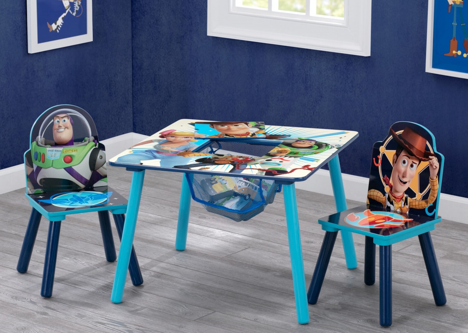 Juego de Mesa y Sillas para Niños Toy Story 4 Disney - AZUL-BLANCO ...