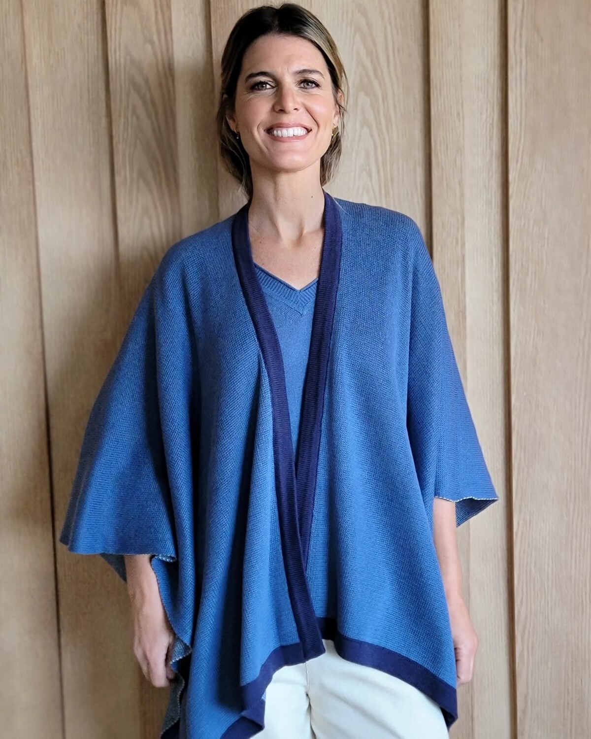Ruana Estrella - Azul — Magnolia