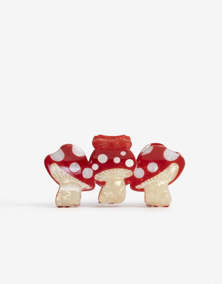 Broche Acrílico En Forma De Hongo — Isadora