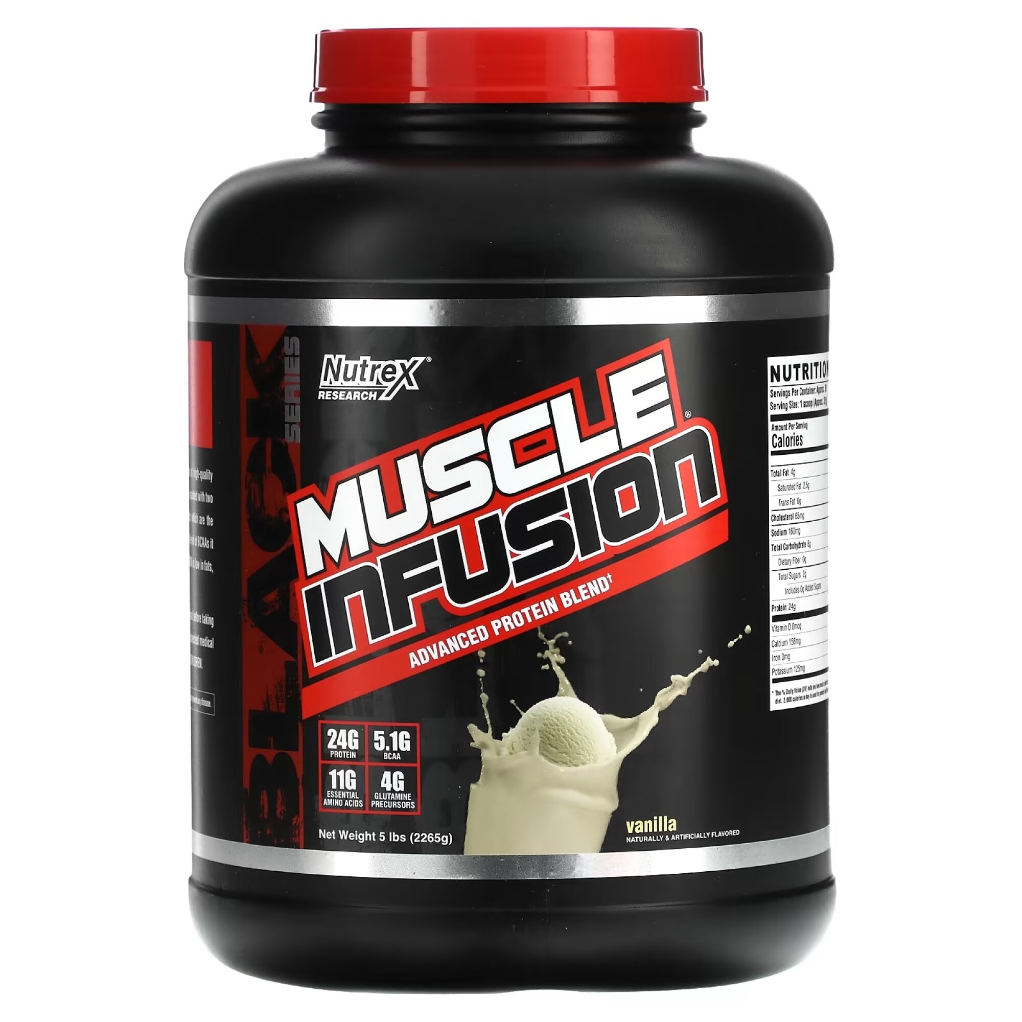 Nutrex Proteina Muscle Infusion (5lbs) - Vainilla — Wikimúsculos