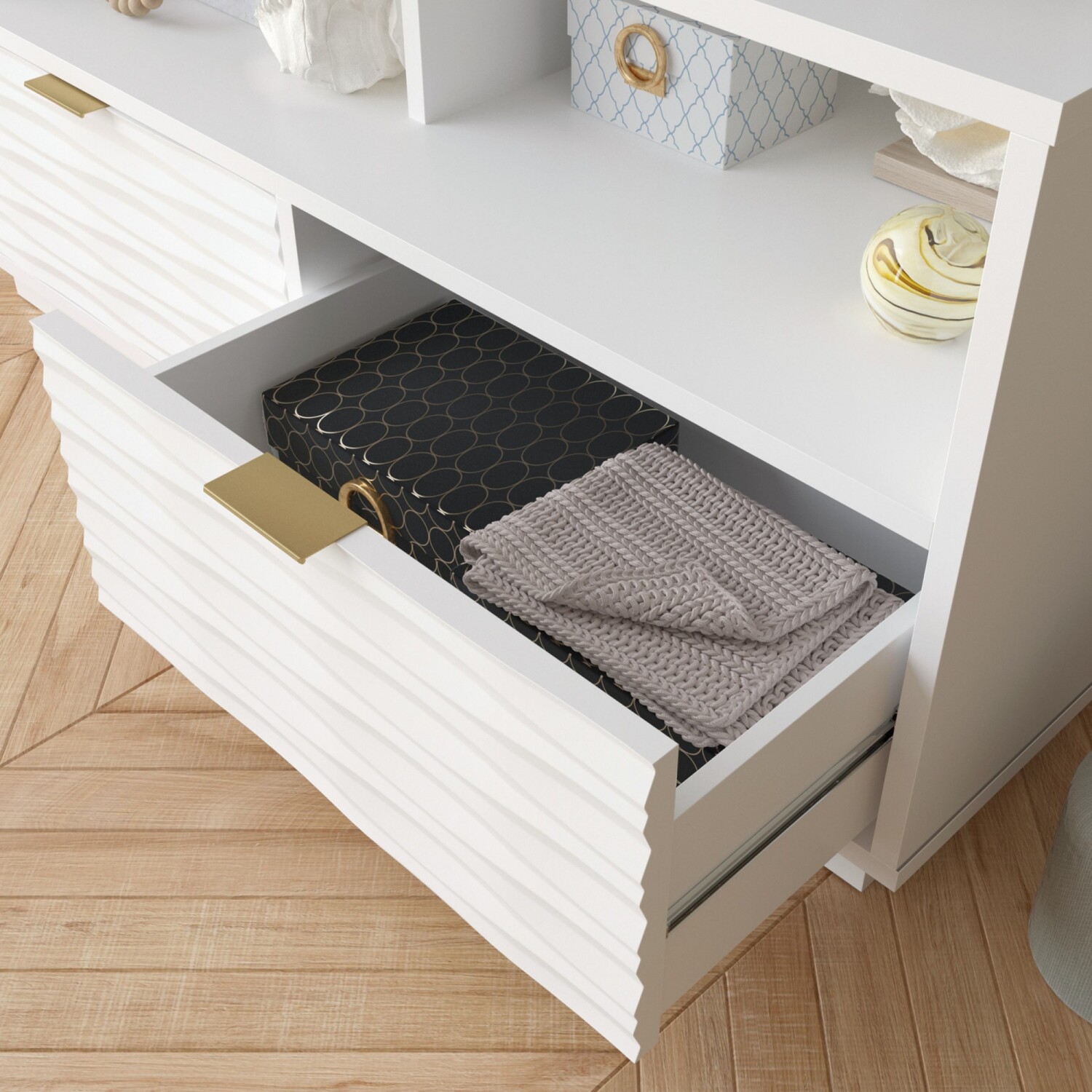 Rack para tv 40" - Sauder - Linea Morgan Main — Rustico Hogar