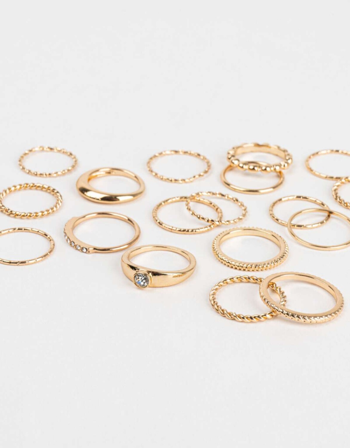 Sets Anillos De Metal - Dorado — Tienda Soy Santander