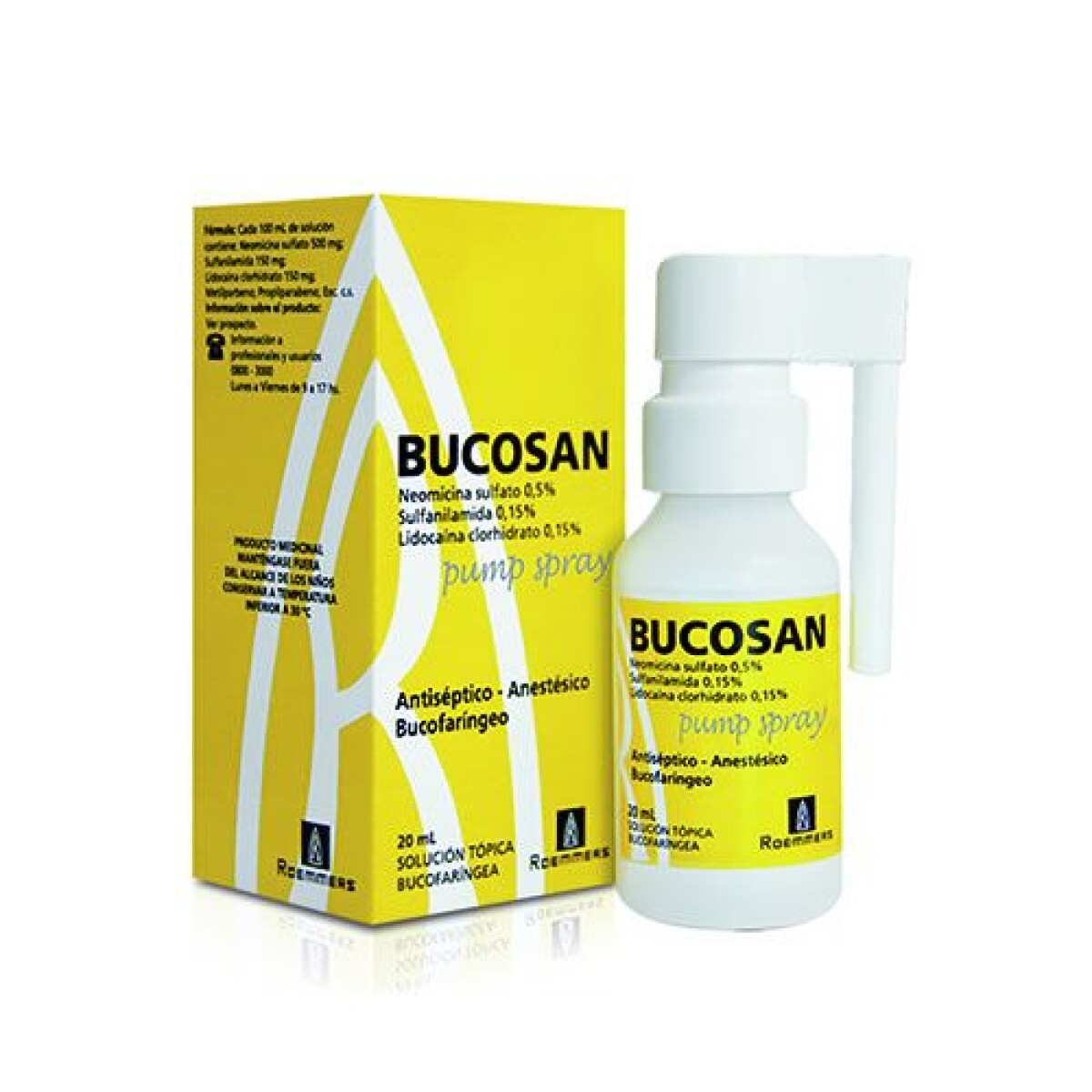 BUCOSAN PUMP SPRAY 20 ML — Farmaglam