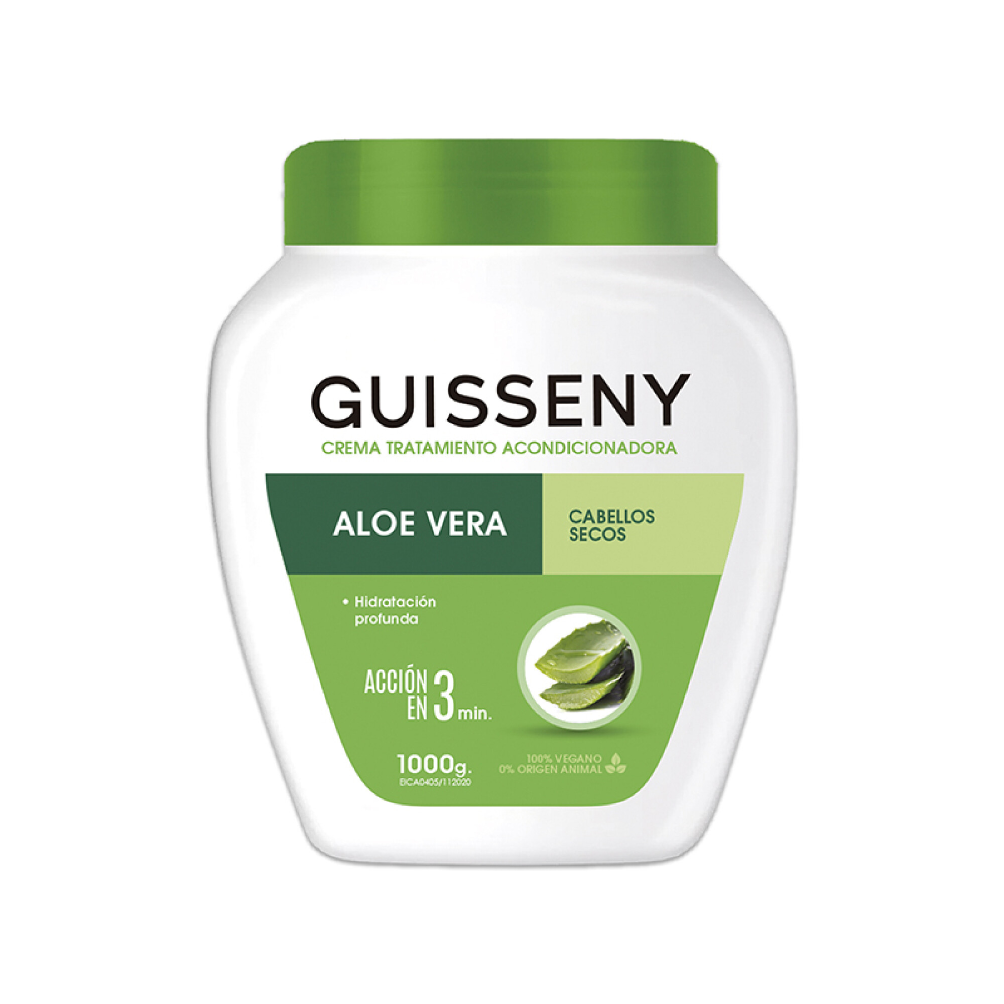 Crema tratamiento capilar 1000 g Guisseny - Aloe vera — Farmacia Don Bosco