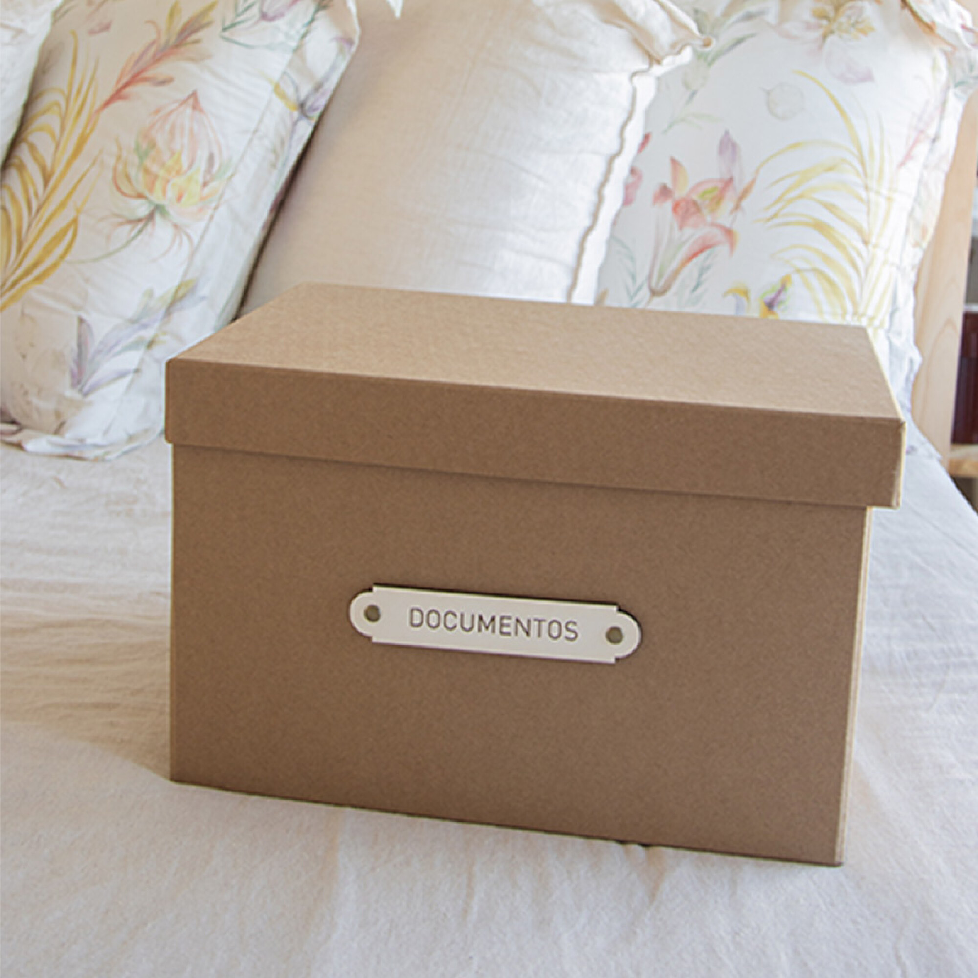 Caja Rotulada Kraft | XL — Organiza Simple