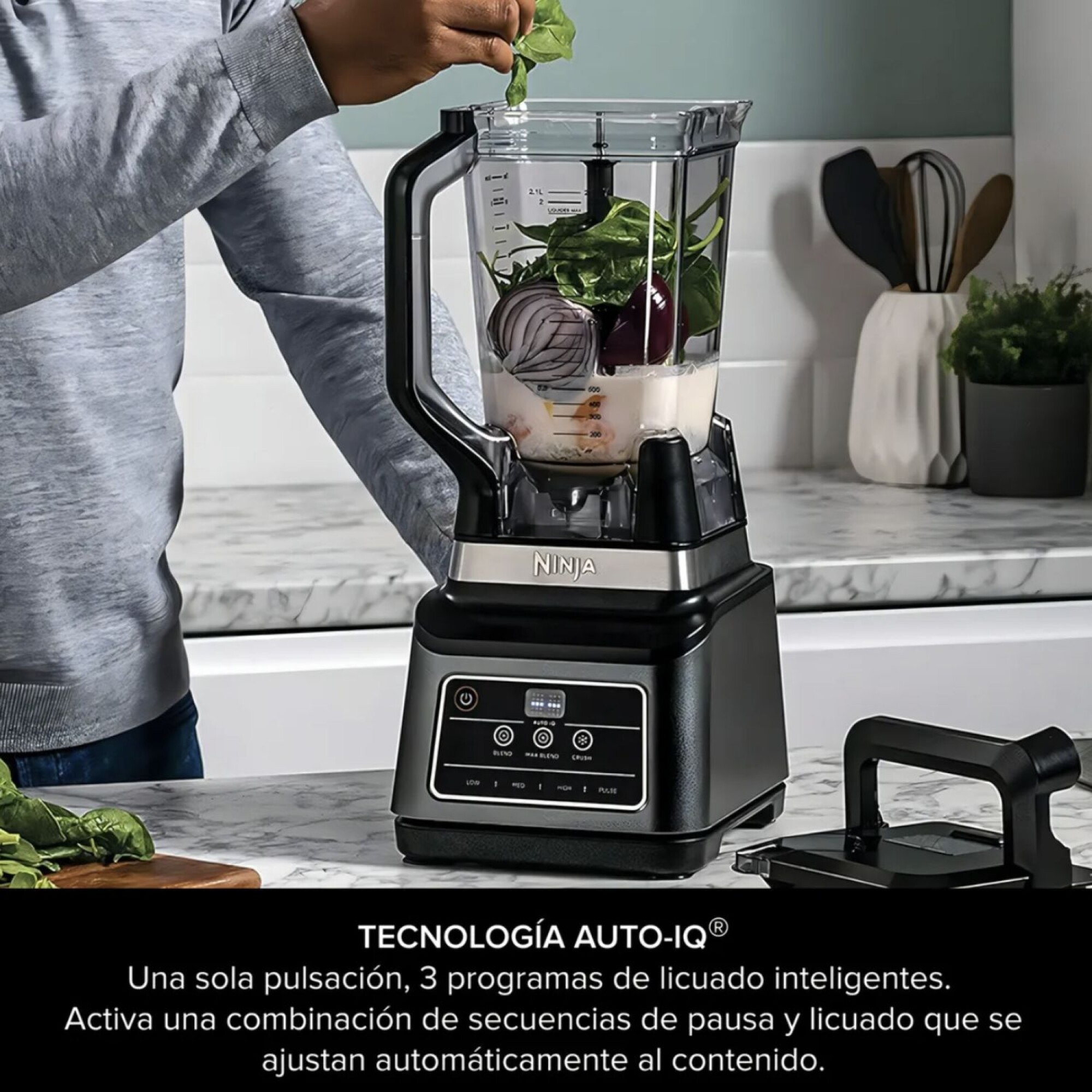 Licuadora De Vaso 2 En 1 Ninja Professional Plus — Electroventas