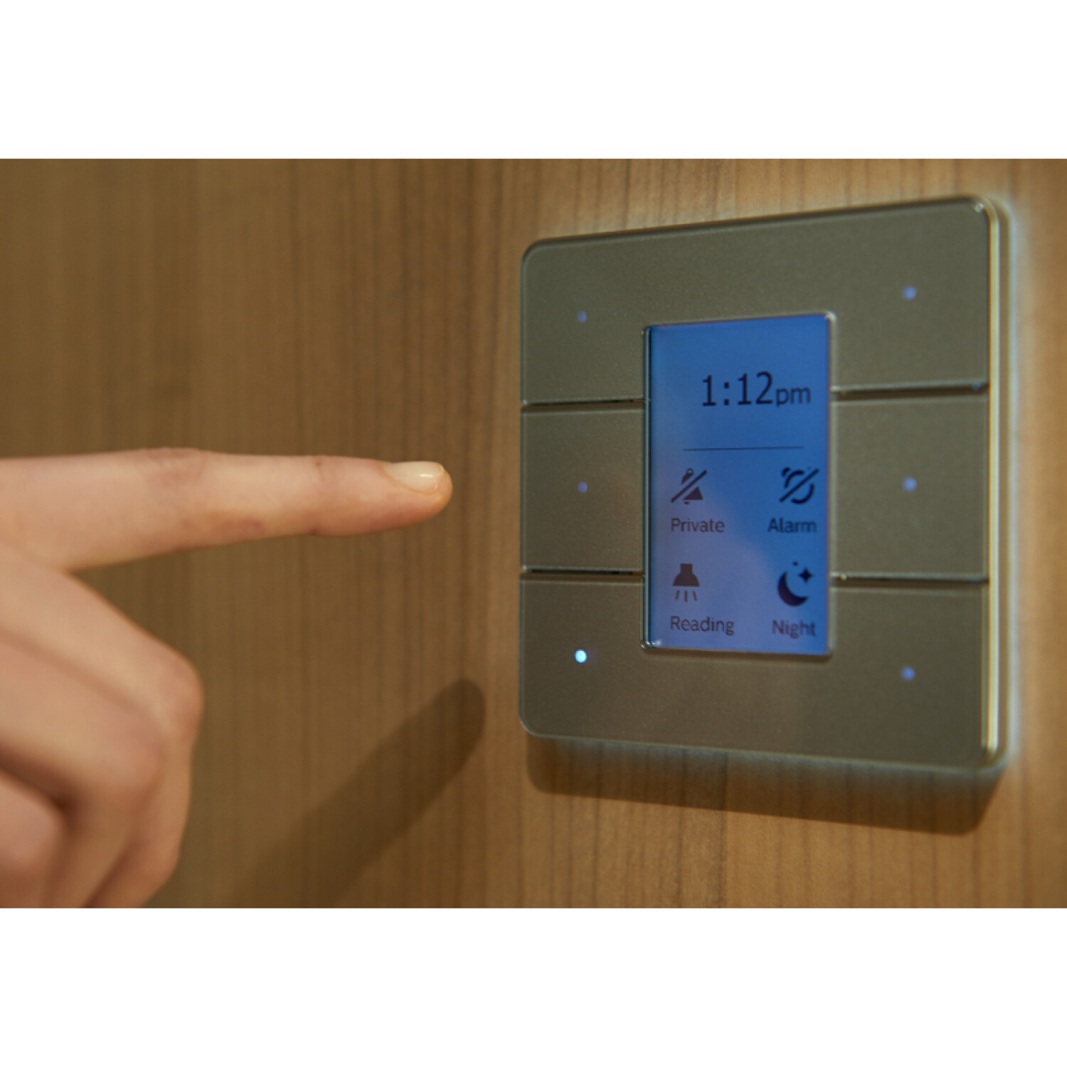Plaqueta Antumbra 6 botones + pantalla LCD - PH9614X — Fivisa