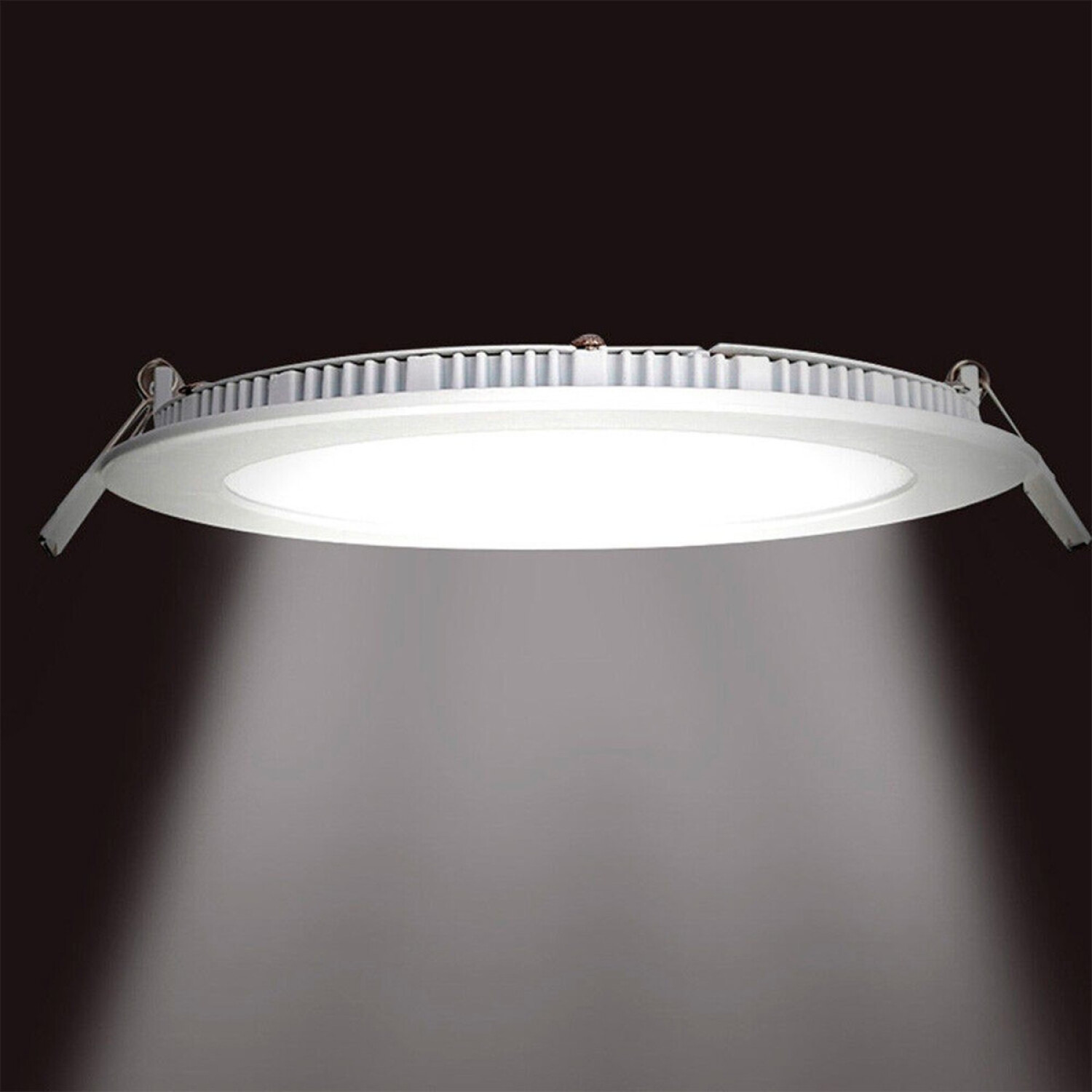Panel Led Plafón Embutir Redondo Encastre Yeso Calidad — Atrix