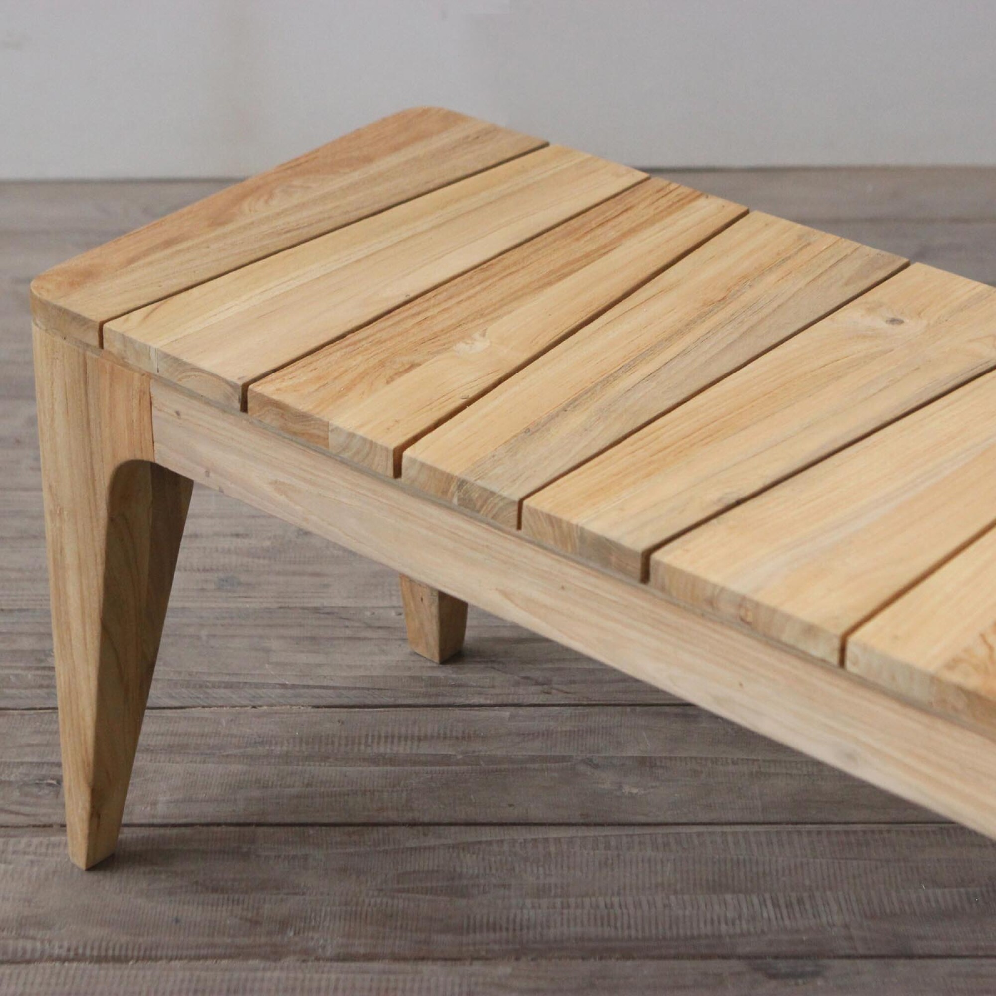 Banco Exterior Madera Natural-beige Archie — Divino