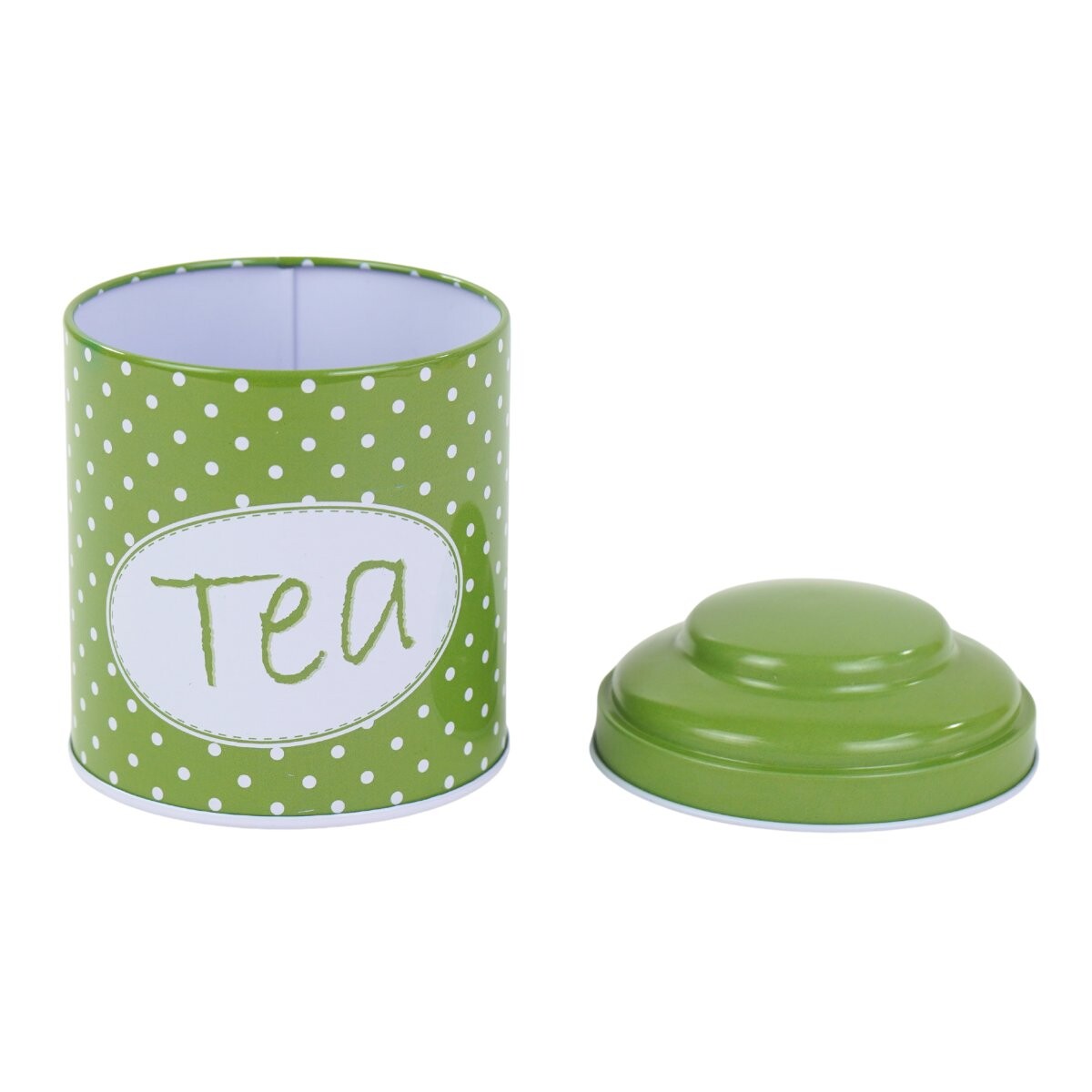 Lata de te de metal con tapa — El Clon