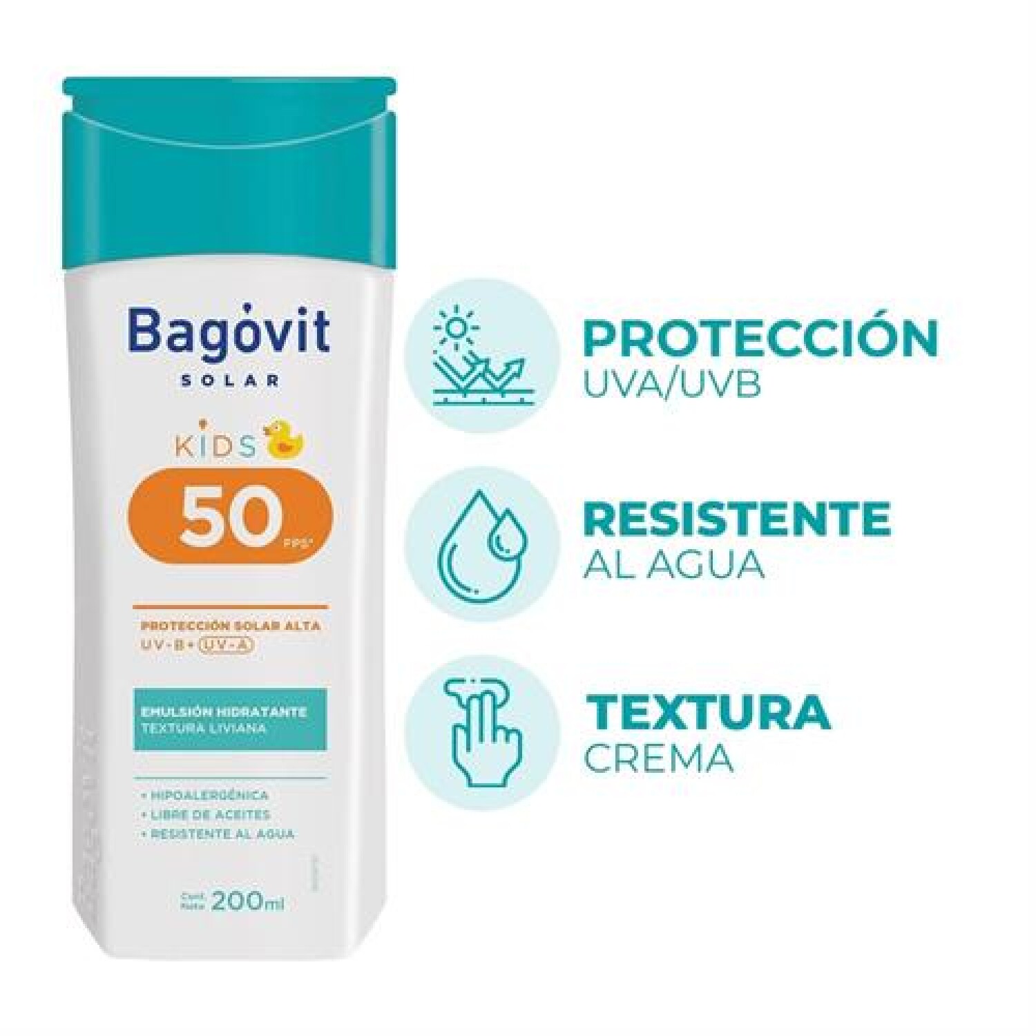 Protector Solar Niños Emulsión FPS 50 – Bagóvit — Matías González