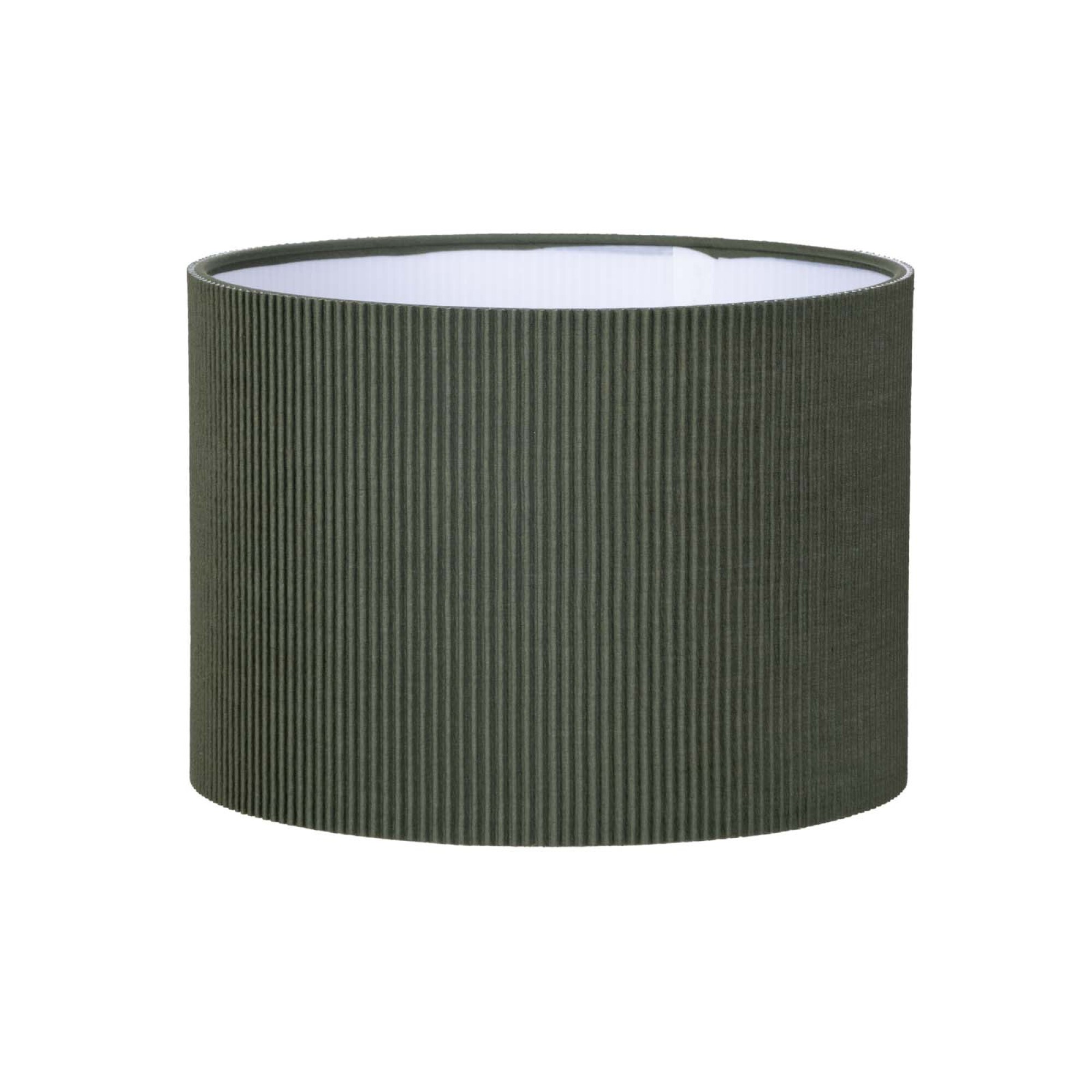 Pantalla Papel Verde Plisada — Divino
