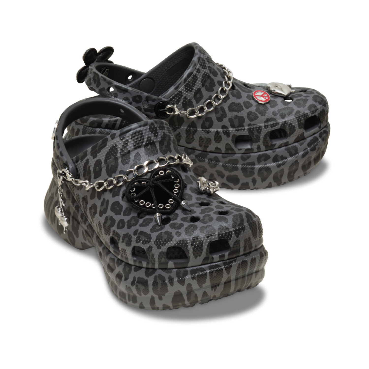 Plataformas Crocs Bae Leopard Clog W Mujer — Crocs