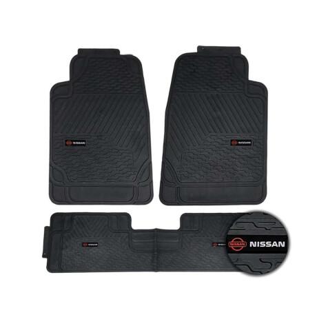 Alfombra New York Logo Nissan - Set De Tres Piezas — Tienda Soy Santander