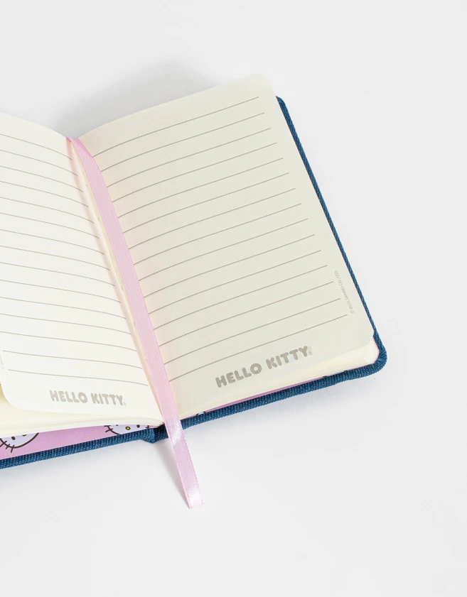 Cuaderno A6 Denim "hello Kitty" — Todomoda