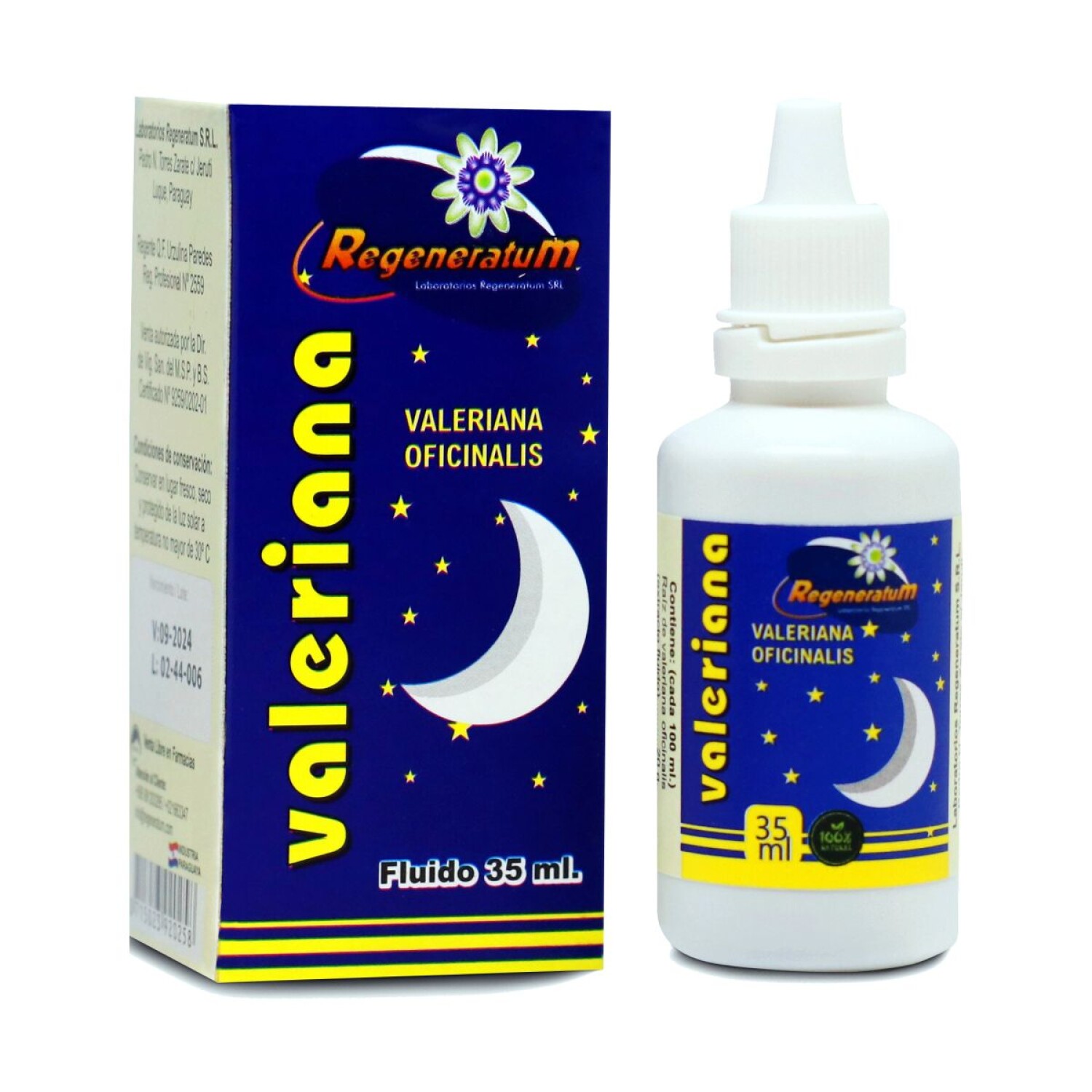 VALERIANA GOTAS REGENERATUM FR. X 35 ML. — Farmacenter