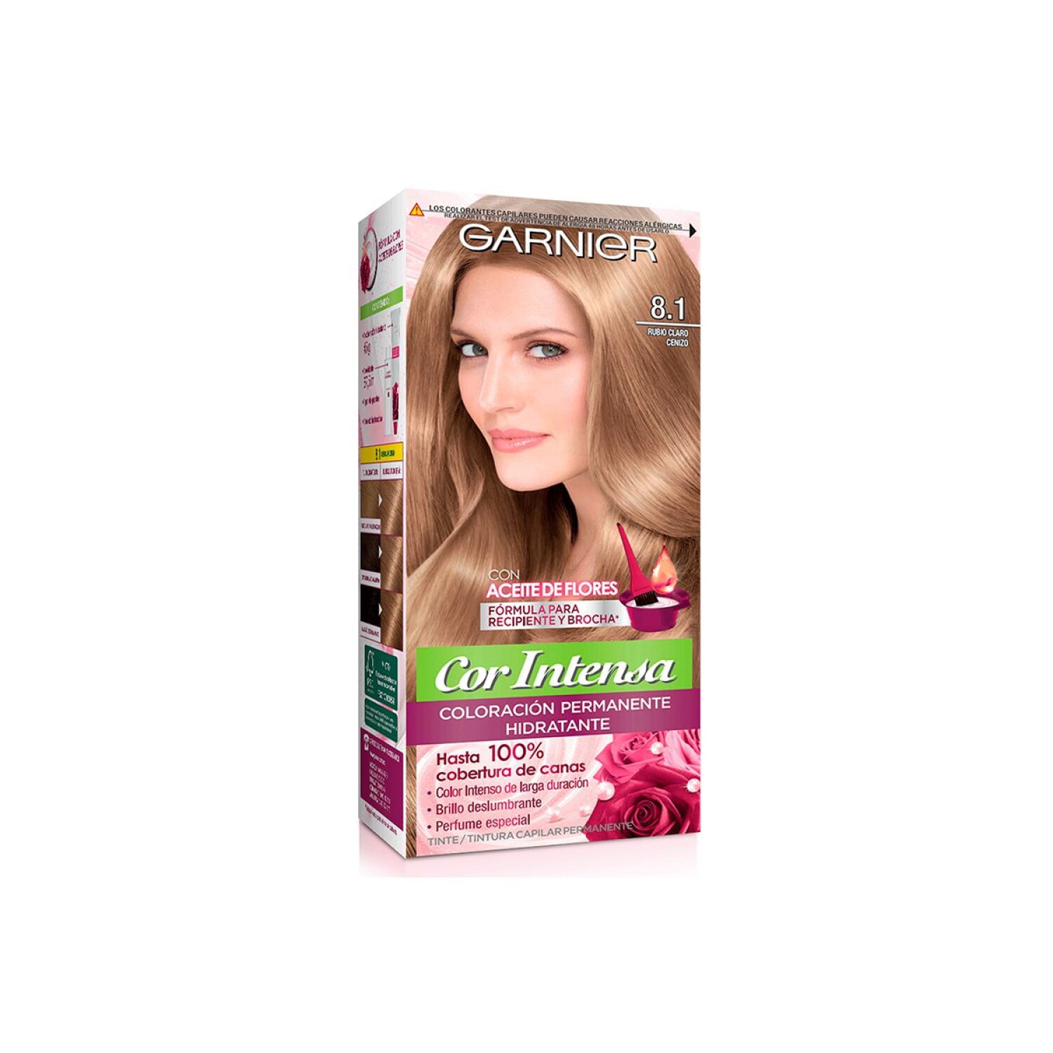 COLOR INTENSO 8.1 RUBIO CLARO CENIZA UN — Farmacenter