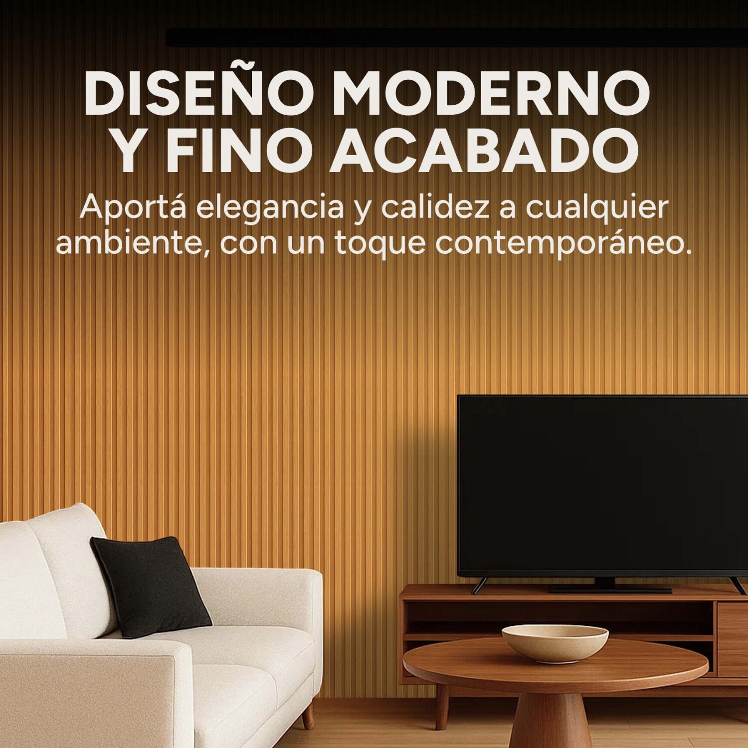 Pack x50 Wpc Simil Madera Wall Panel Lambrin 2.90x16.7 - Color Marron ...