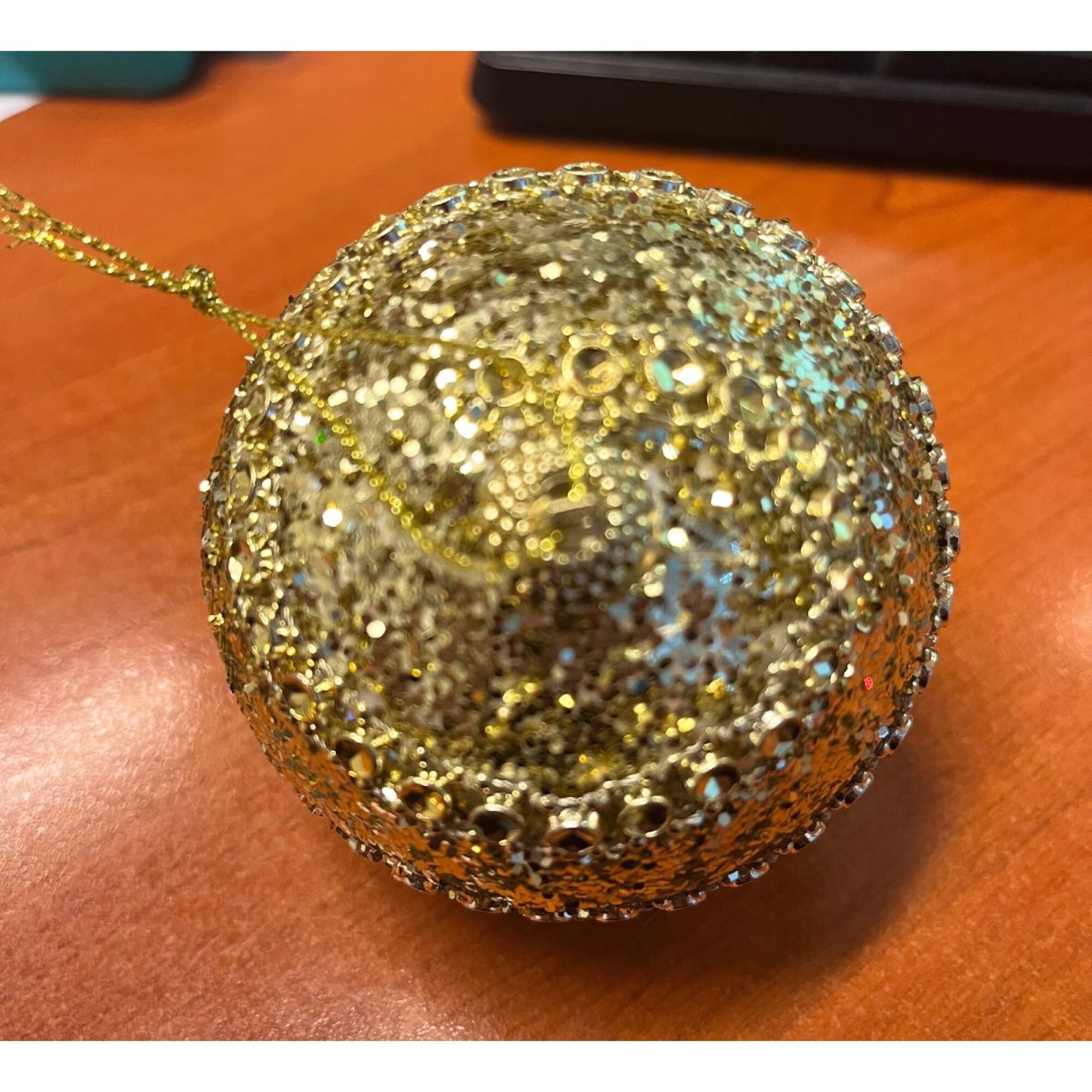 Esfera de Navidad Dorada x3 — Casa Fessta