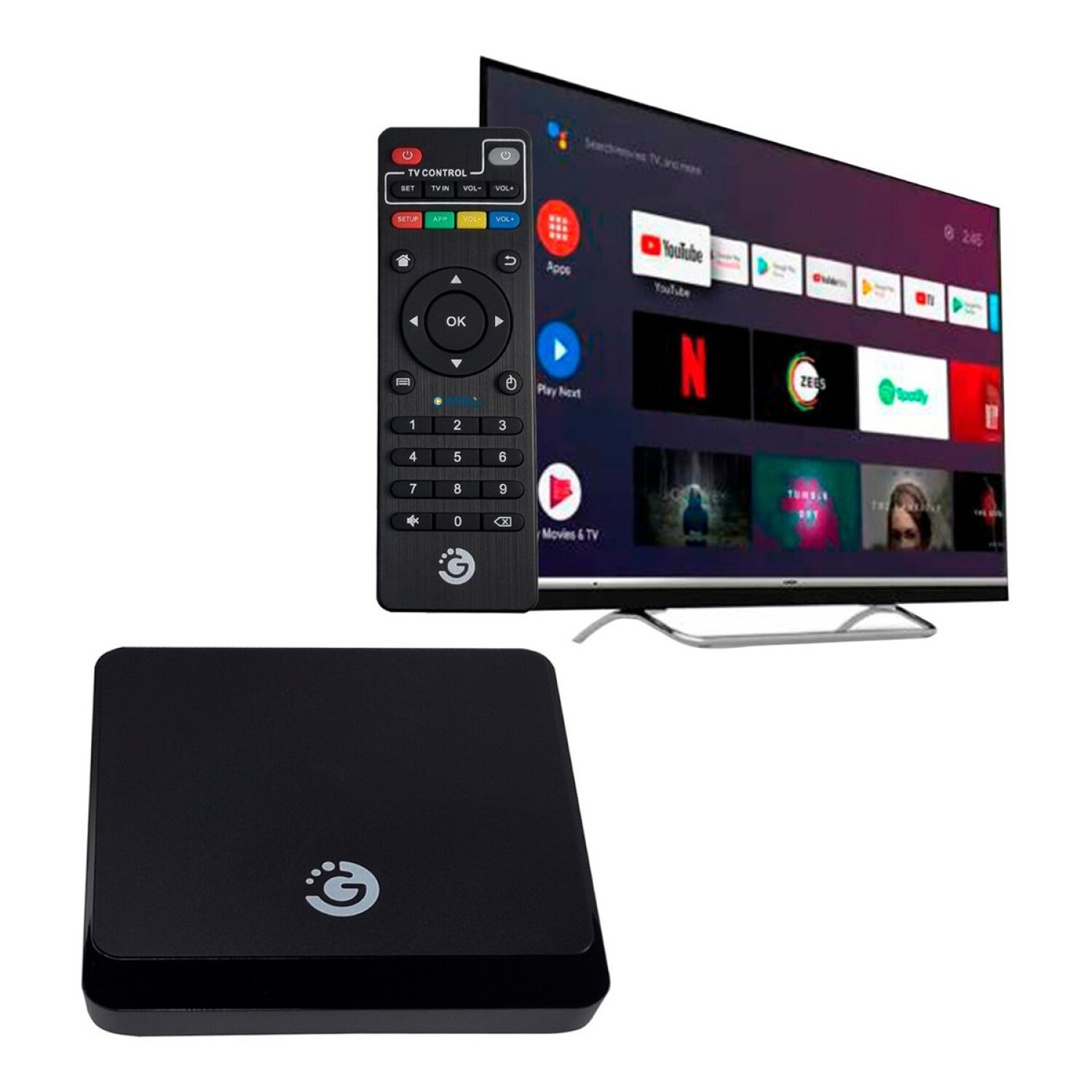 Tv Box Max Goldtech 32 4k Ultra Hd Hdmi Usb Disney Hbo — Atrix